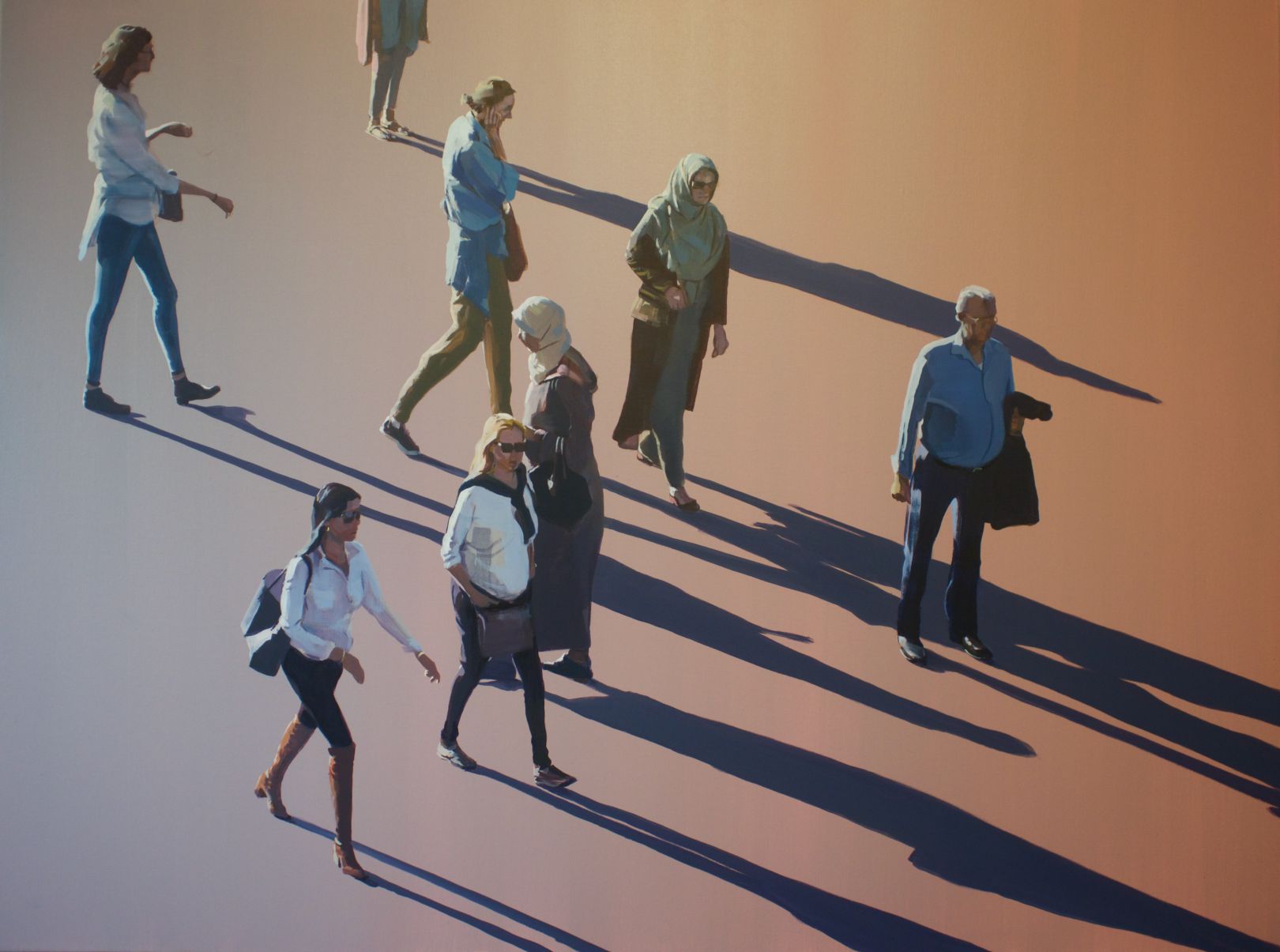 Inward Sky: Sam Hewitt's beautiful paintings of people play with light ...