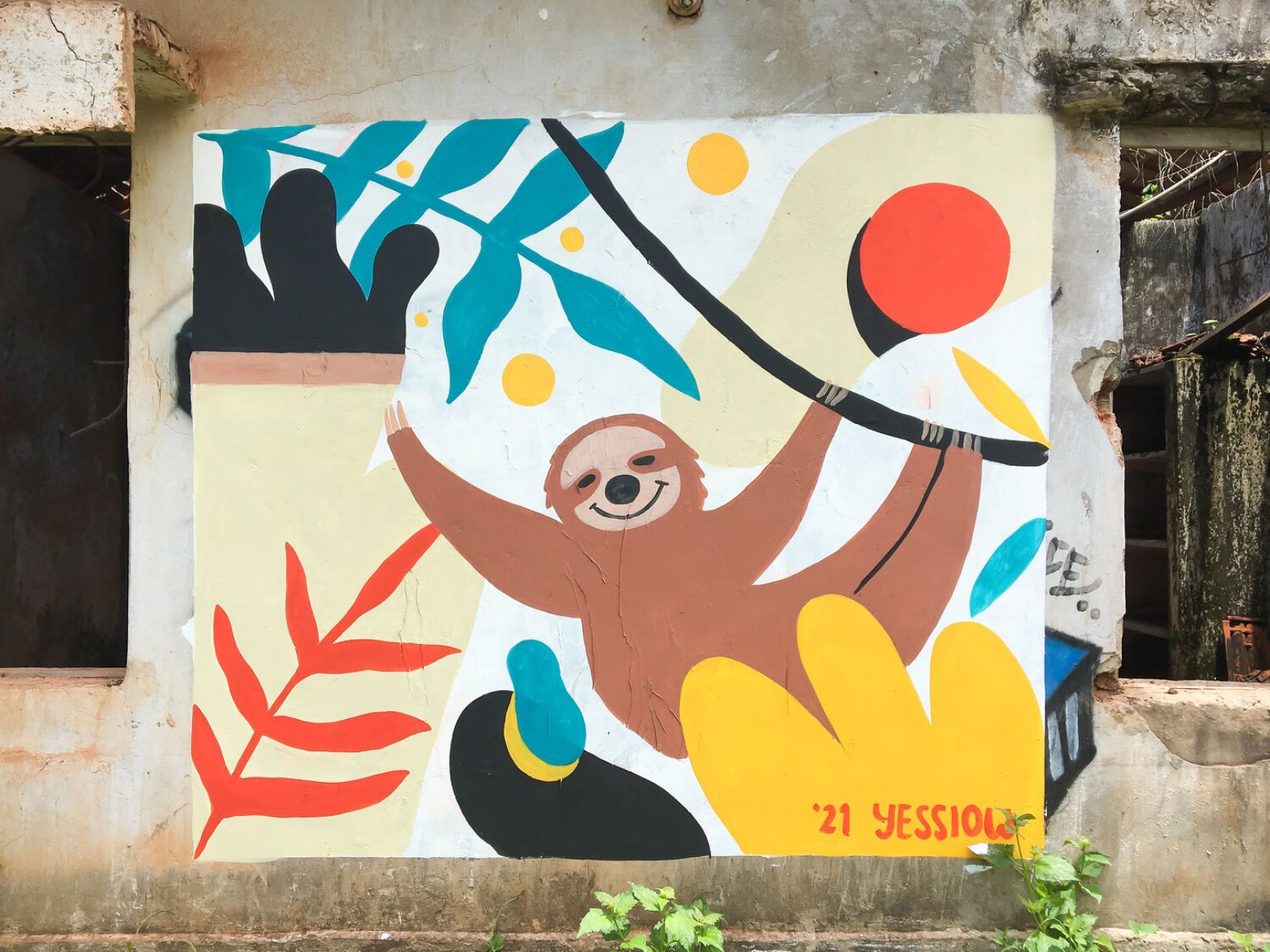 Yessiow's colourful giant mural in India reminds us of the importance ...