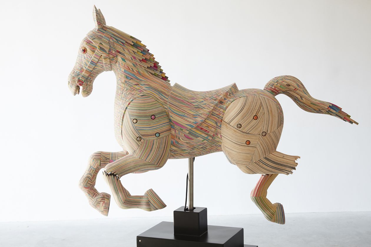 Giant Tetris-inspired stacked sculptures made out of everyday objects ...