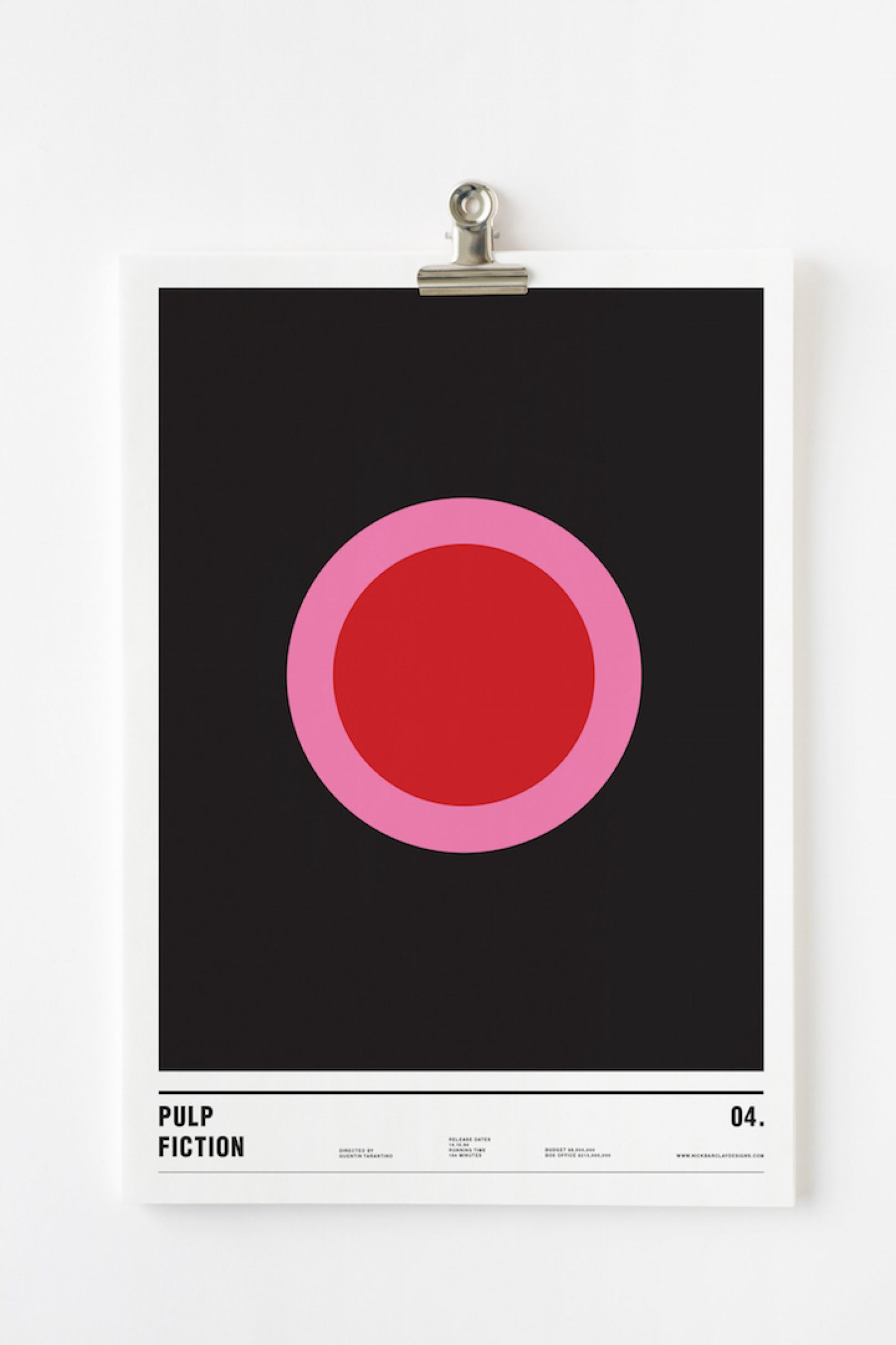 Designer creates minimalist posters of famous movies using only circles ...