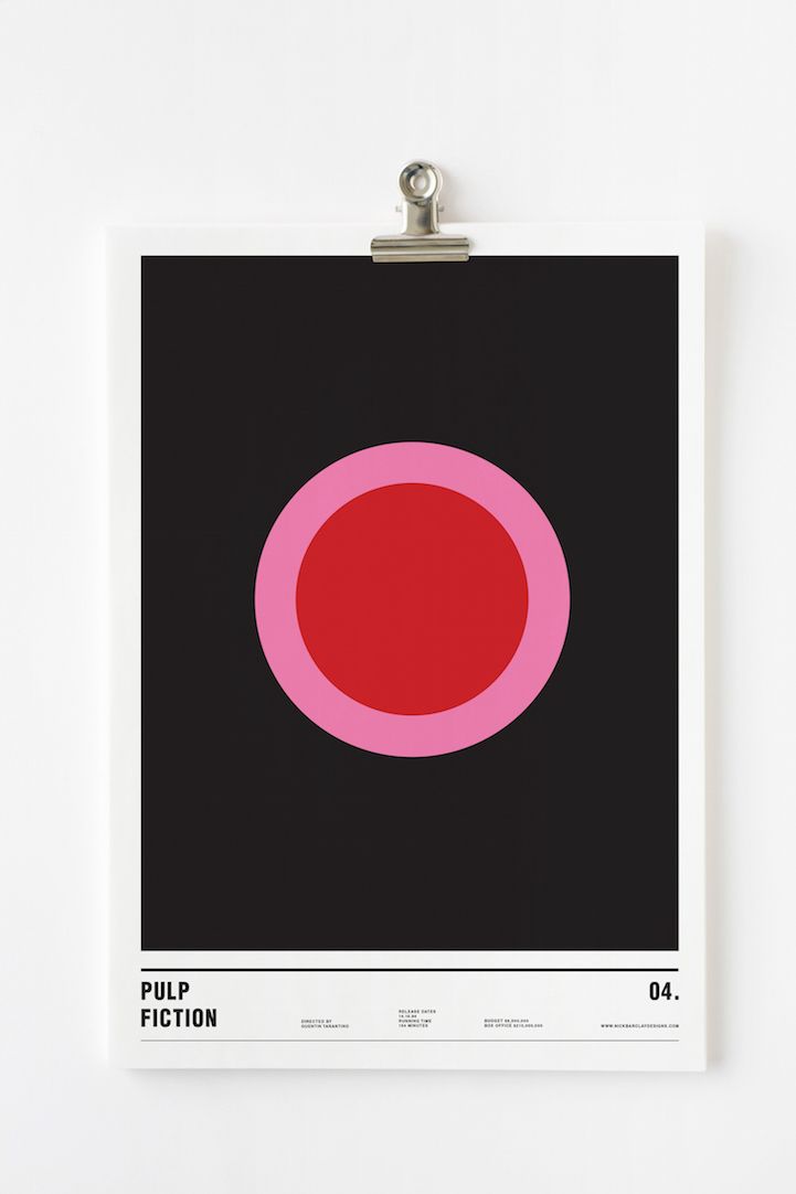 Pulp Fiction Movie Poster Minimalist