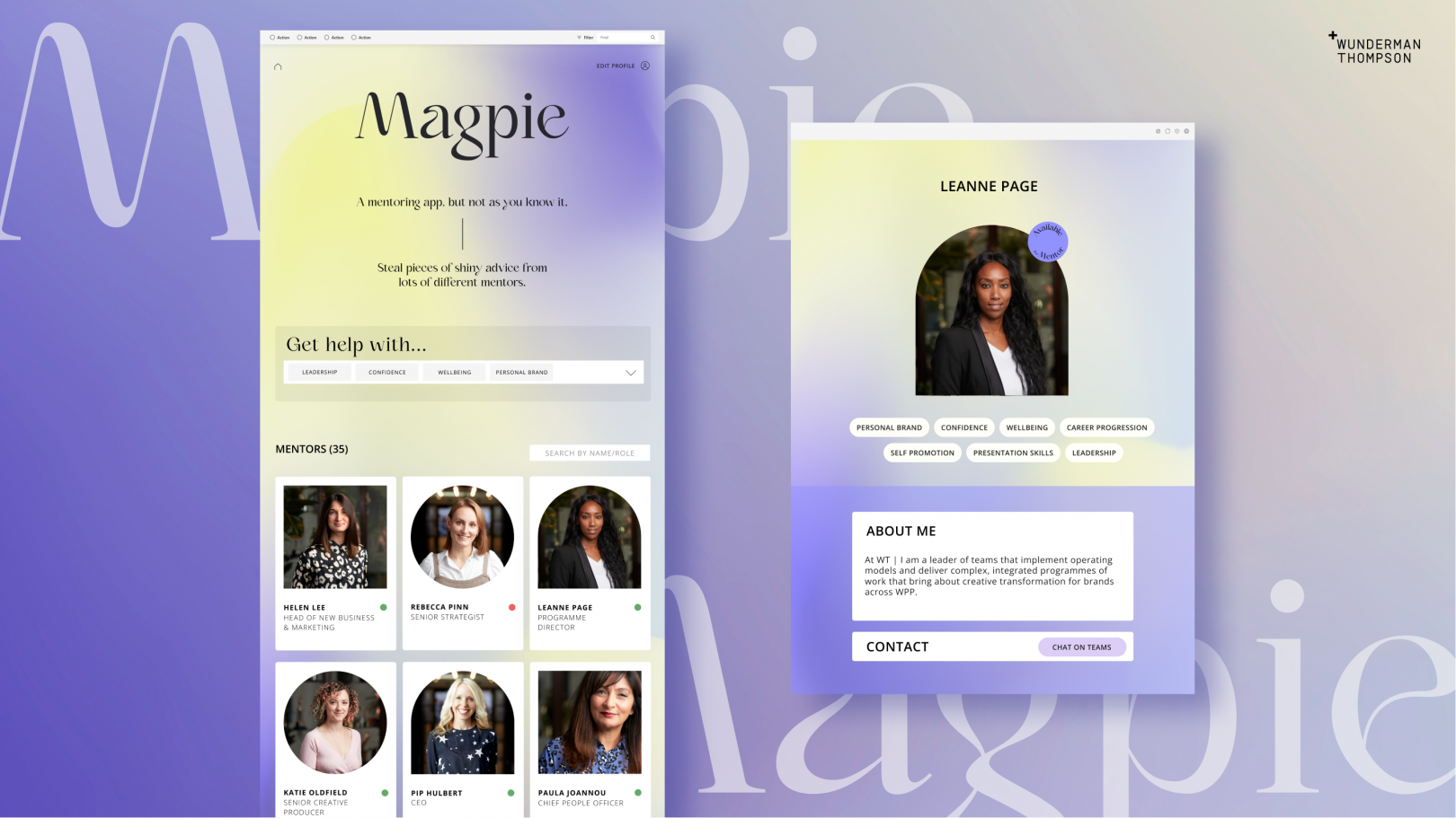Wunderman Thompson launches Magpie, a new app to connect women mentors ...
