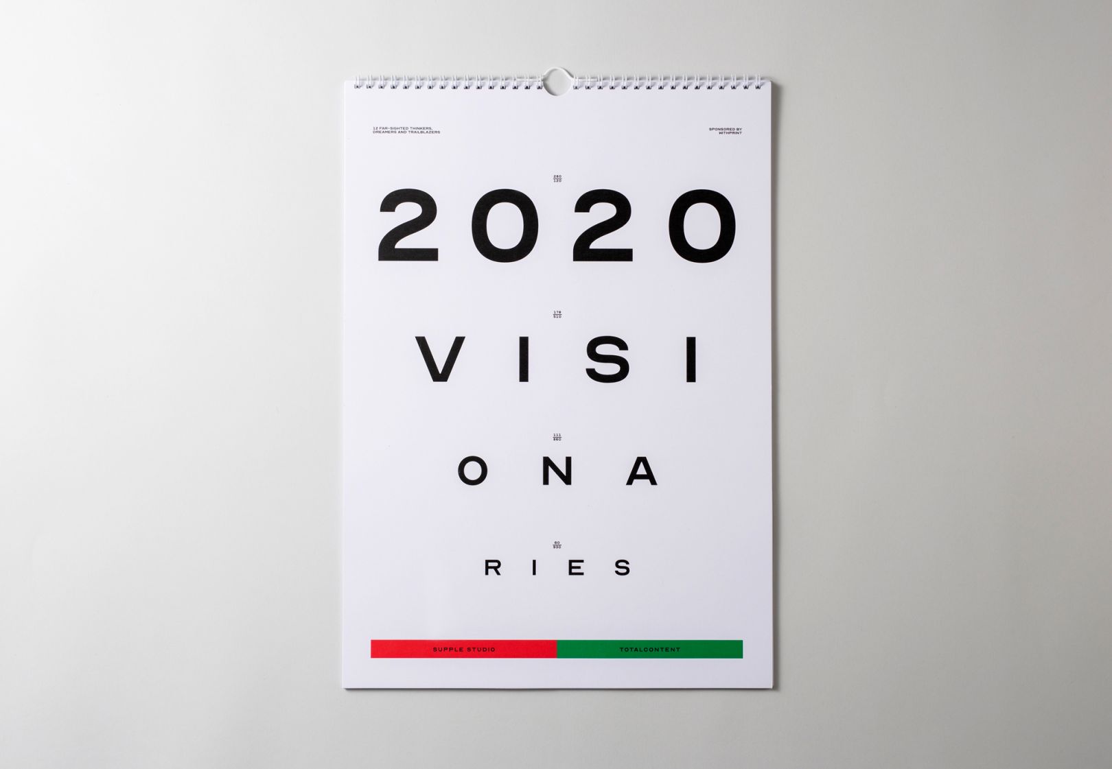 Supple's eye-catching 2020 calendar inspired by famous spectacle ...