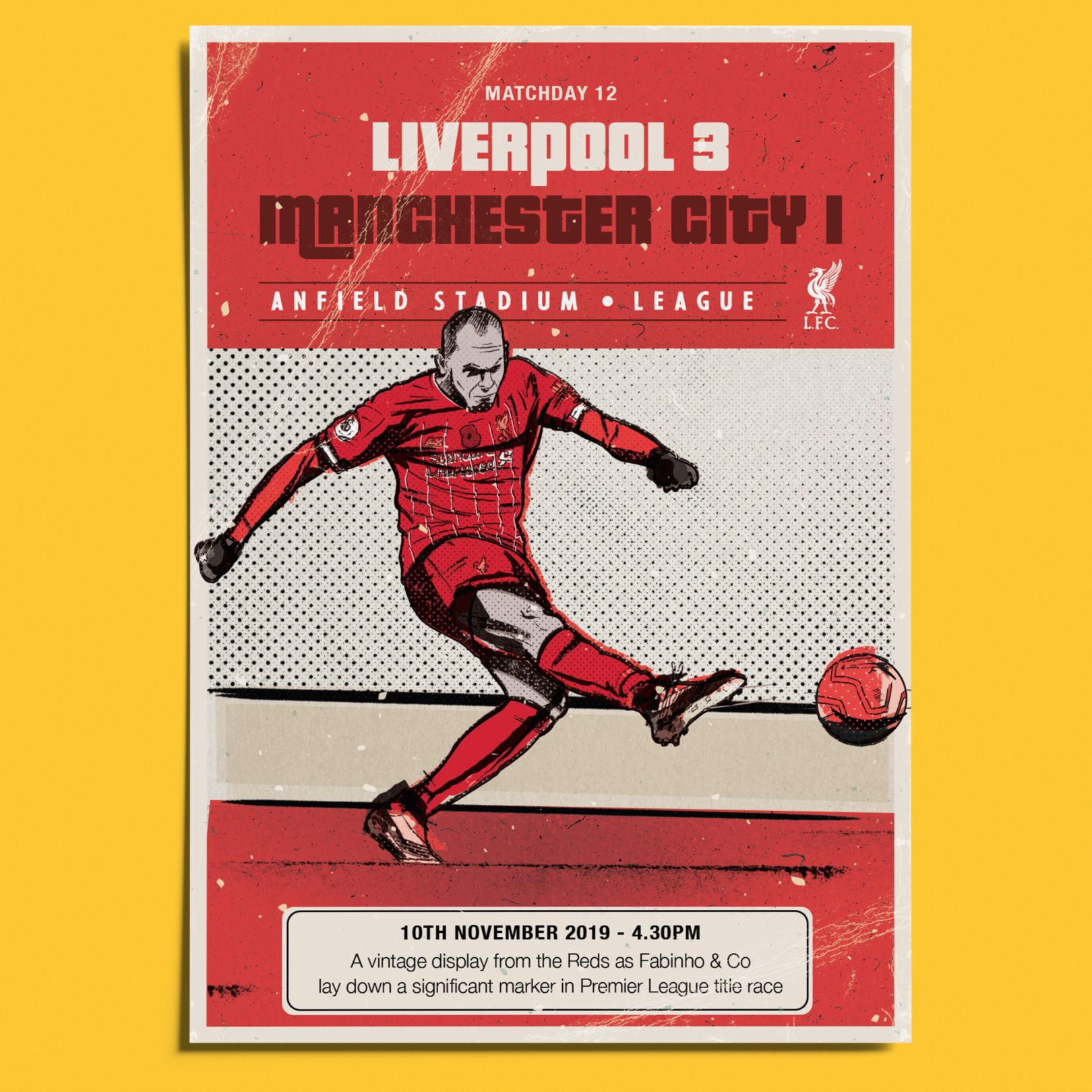 Dave Will's illustrated Liverpool FC postcards that celebrate the ...