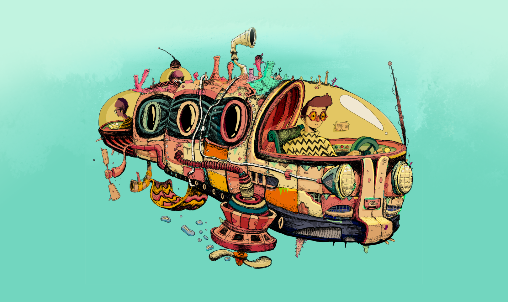 Will Cordell's intricate artwork is like a grown-up Where's Wally ...