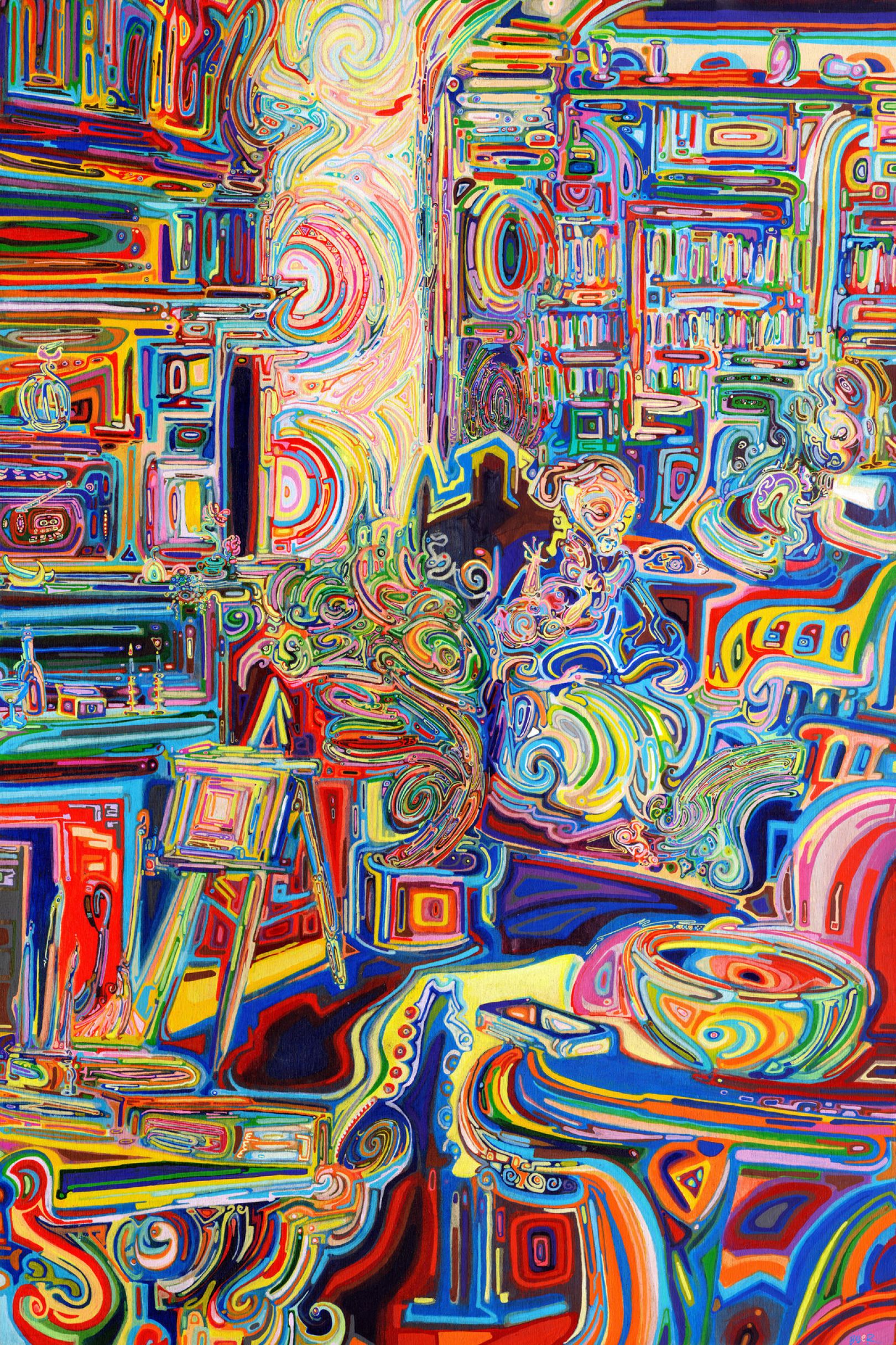 Faux Fauvism: Artist invents new technique to create a kaleidoscope of ...