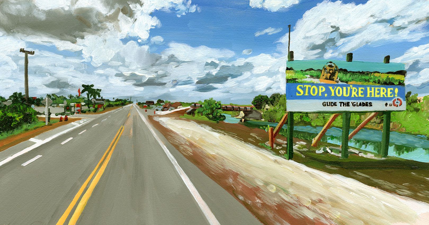 Alice Tye's latest Street View-inspired paintings take us on a virtual ...