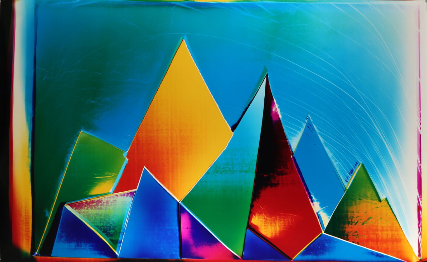 Liz Nielsen's new colour photograms are made by ‘painting with light ...