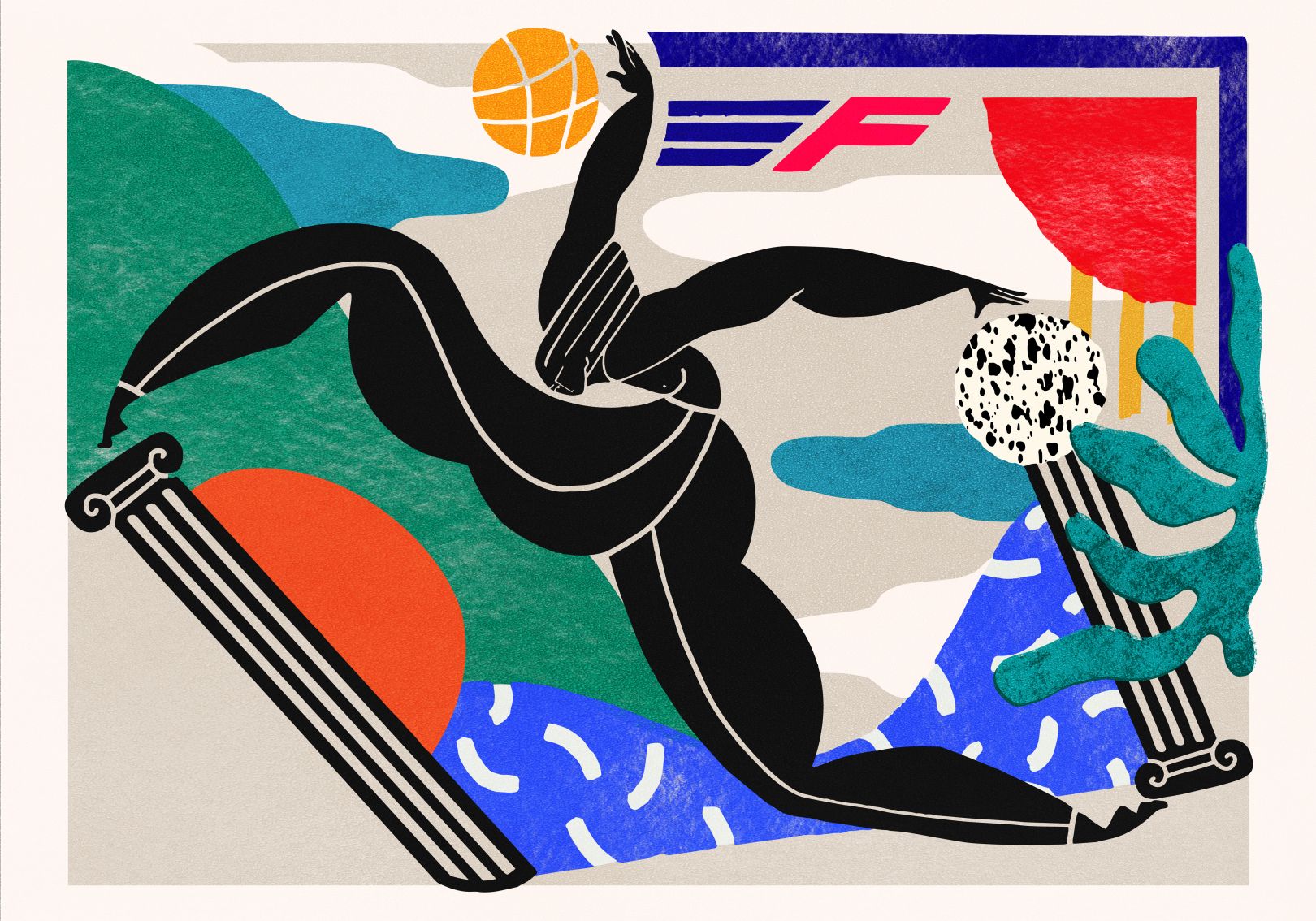 Designer Kelly Anna's bold and confident figurative works with ...