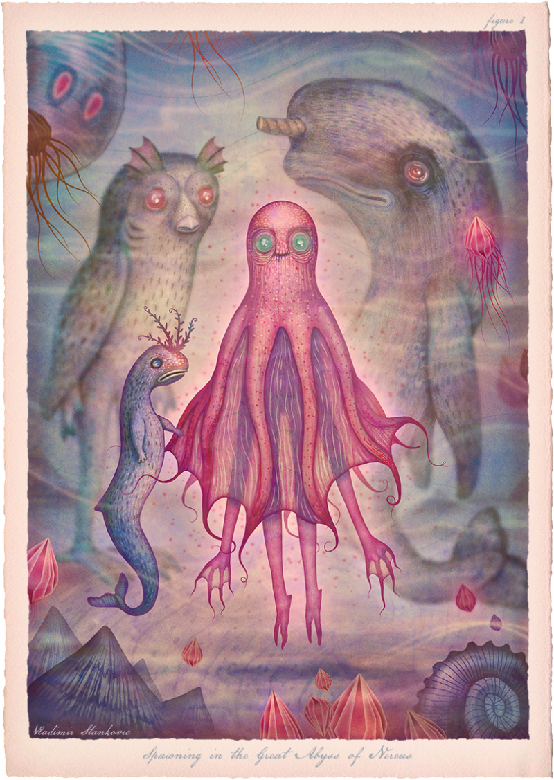 Tales of the Sea: Illustrator creates series of fantastical marine ...