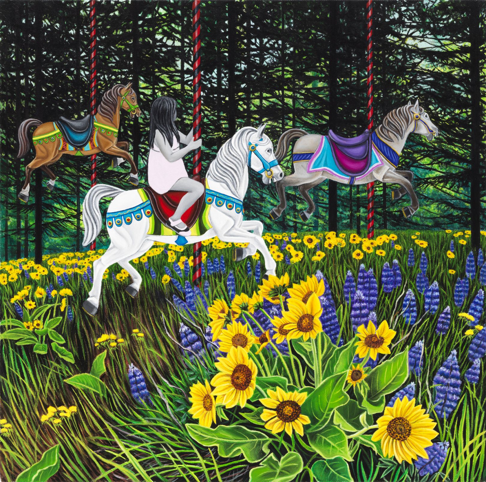 Nicole Gordon's dark and whimsical oil paintings find beauty in an ...