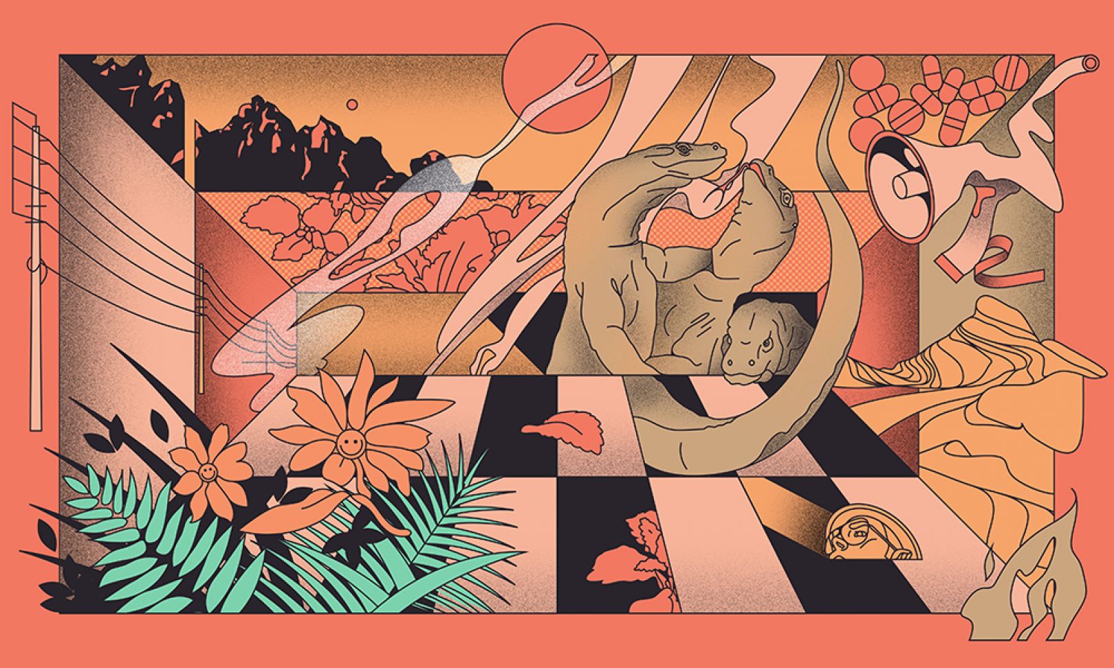 Thomas Hedger experiments with hazy tones and a looser colour palette ...