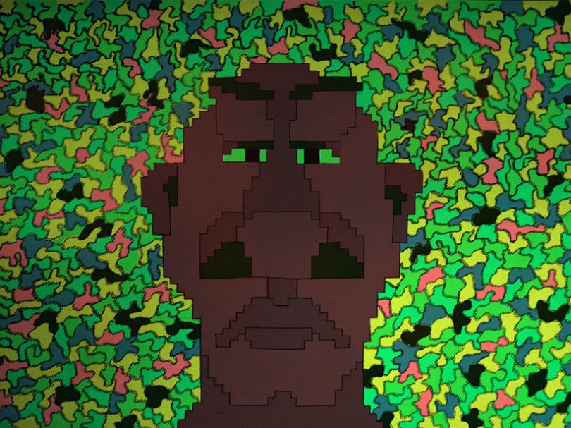 Bright editorial illustrations reminiscent of pixelated computer game ...