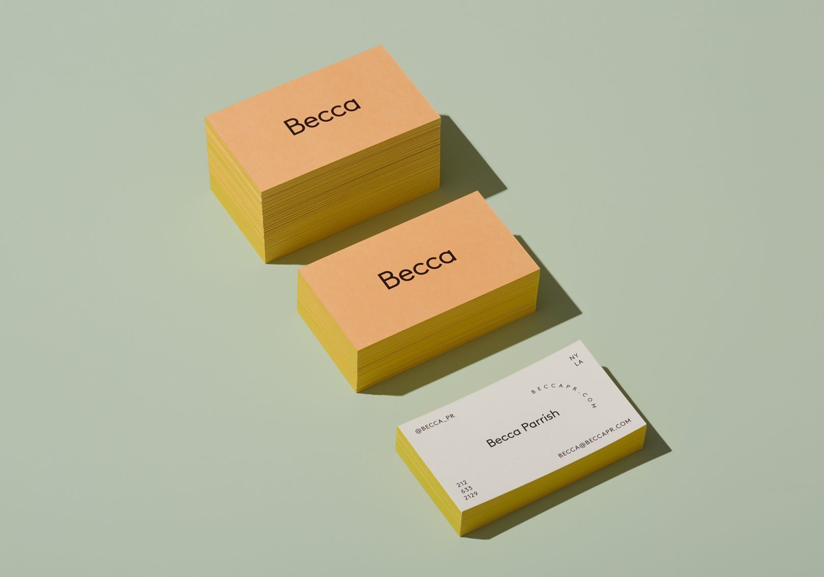 LMNOP whips up a fun and fresh new identity and website for Becca PR ...