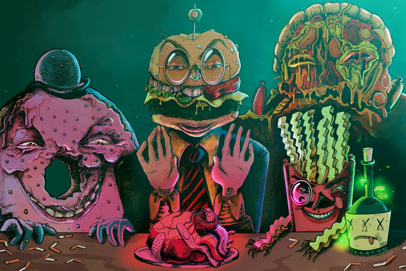 Will Cordell's intricate artwork is like a grown-up Where's Wally ...