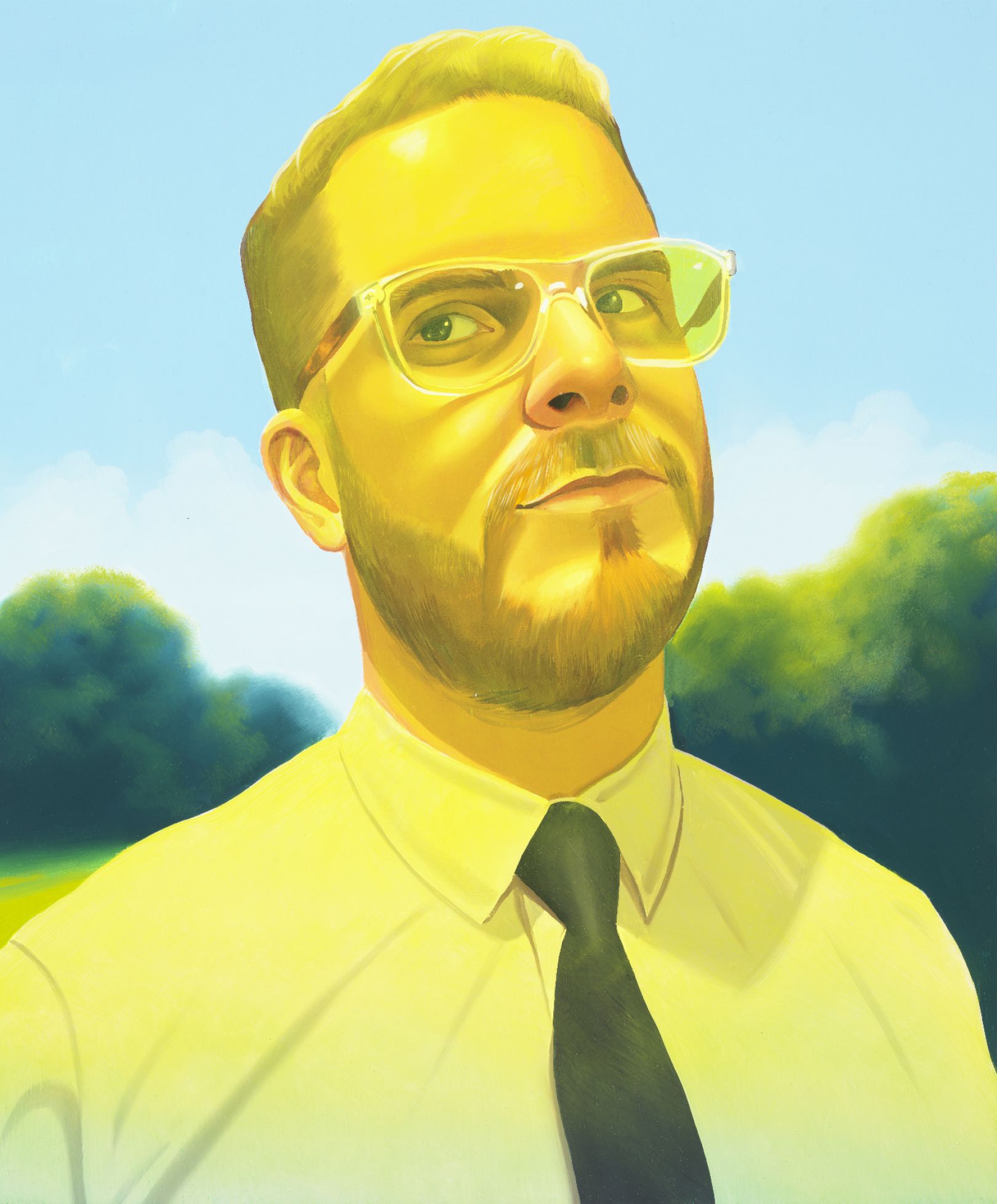 Danny Ferrell's luminous paintings of friends and loved ones evoke a ...