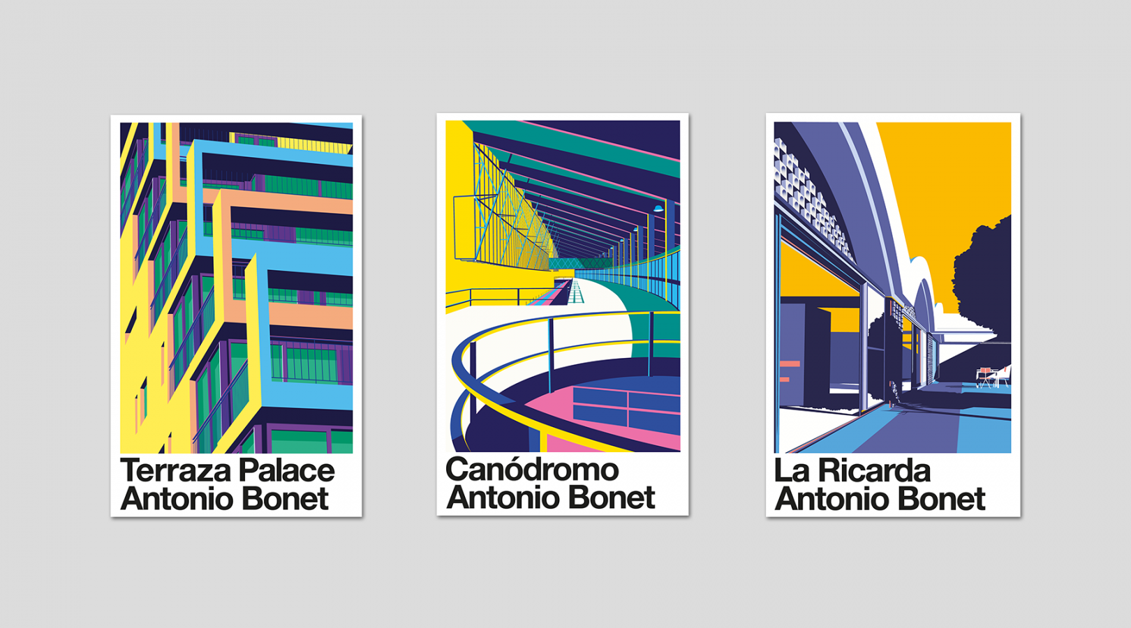 Bonet: Splendid colourful illustrations that celebrate architect ...