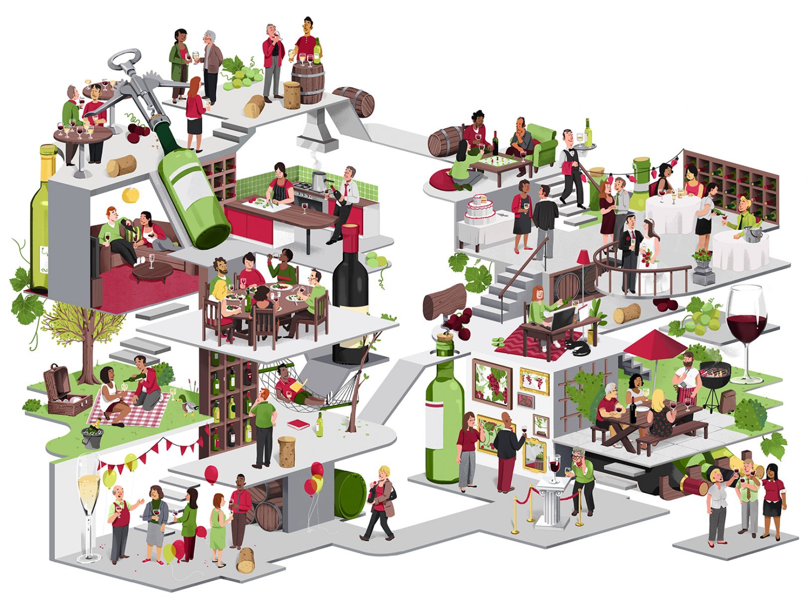 Nathan Hackett's detailed, multilayered illustrations offer depth and ...