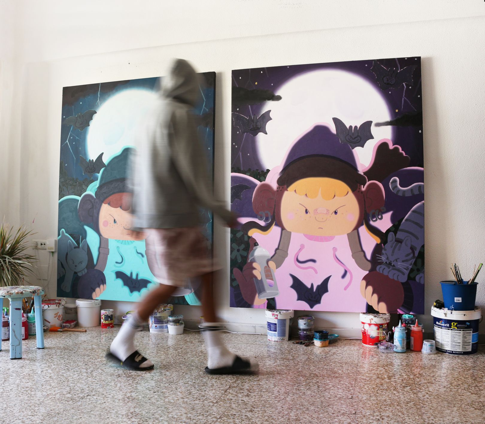 Imon Boy collapses the boundaries between graffiti and fine art in new ...