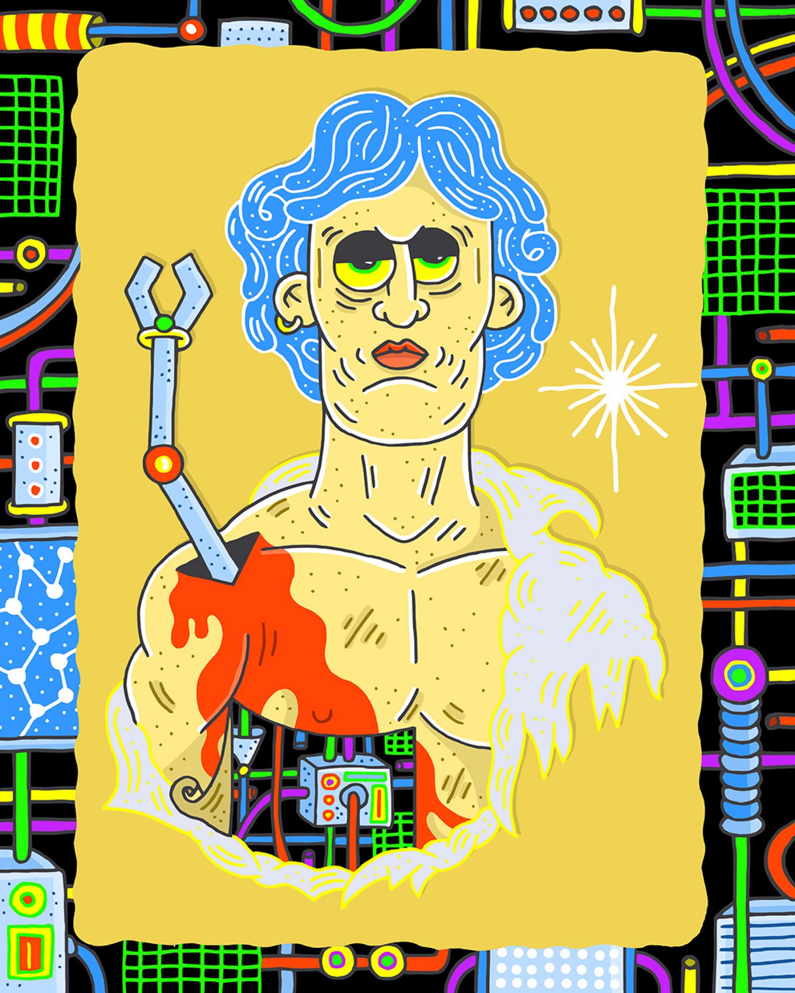 Sam Taylor's gritty, bold and purposefully silly illustrations ...