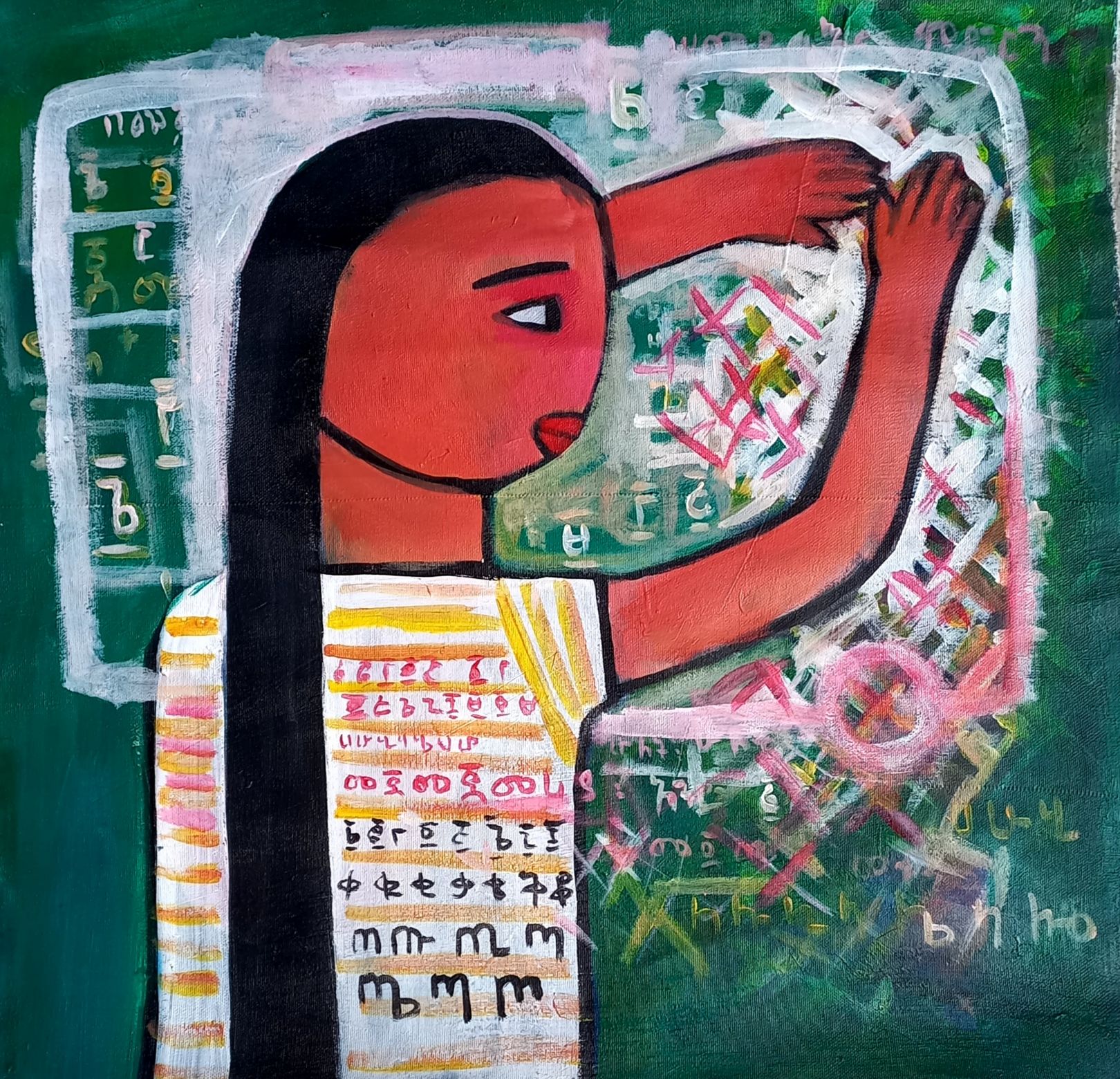 Alemayehu Regasa Wariyo's paintings capture the freedom and openness of ...