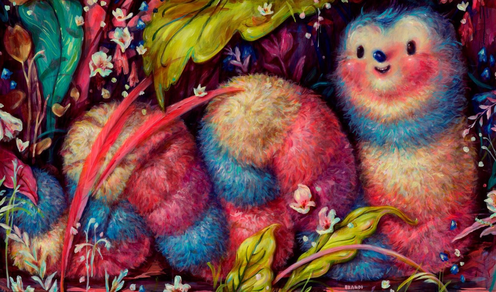 Brandi Milne's surreal paintings are a beautiful, candy-coated ...
