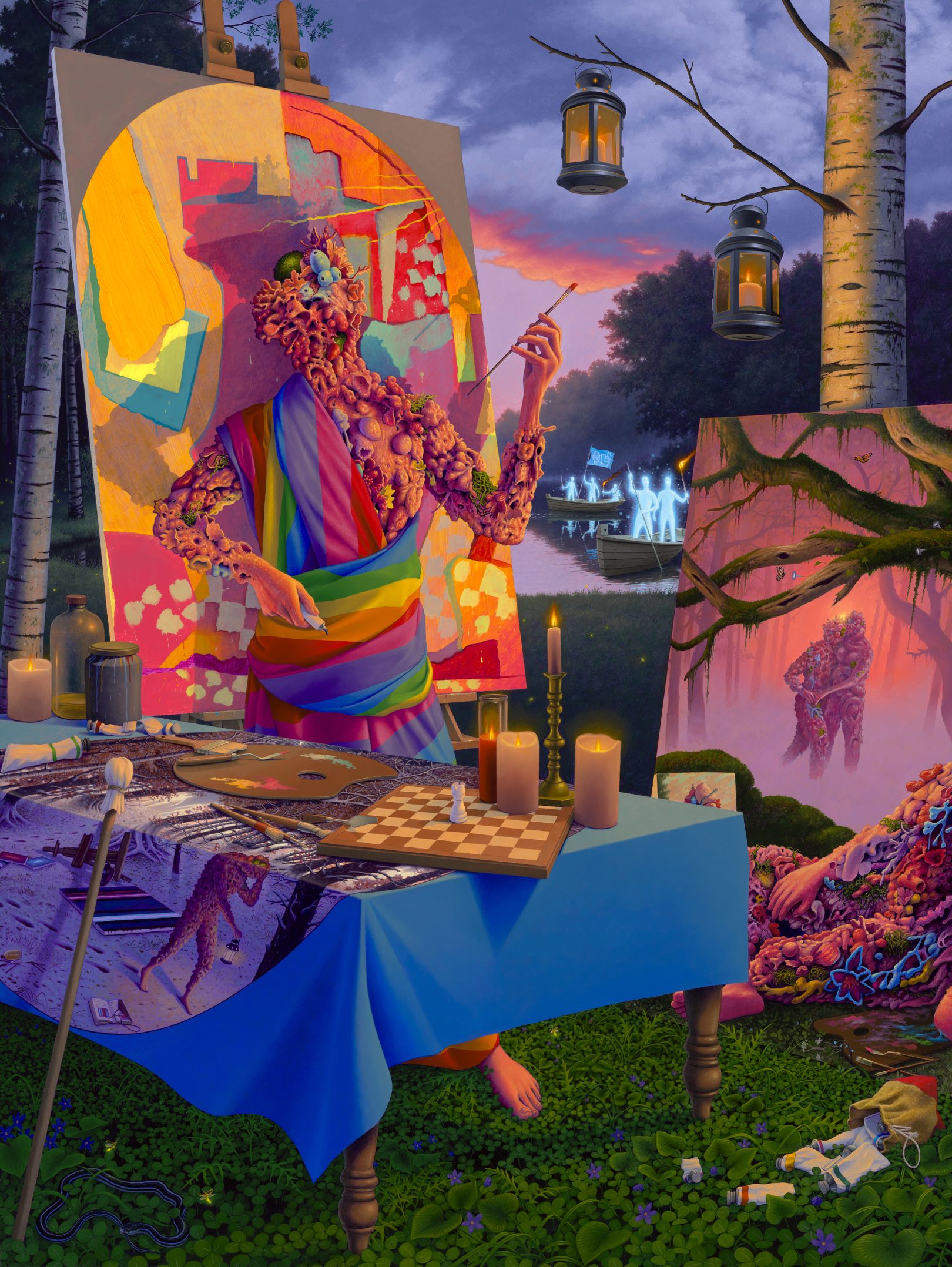 Adrian Cox's visionary art explores mythic narratives and spiritual ...