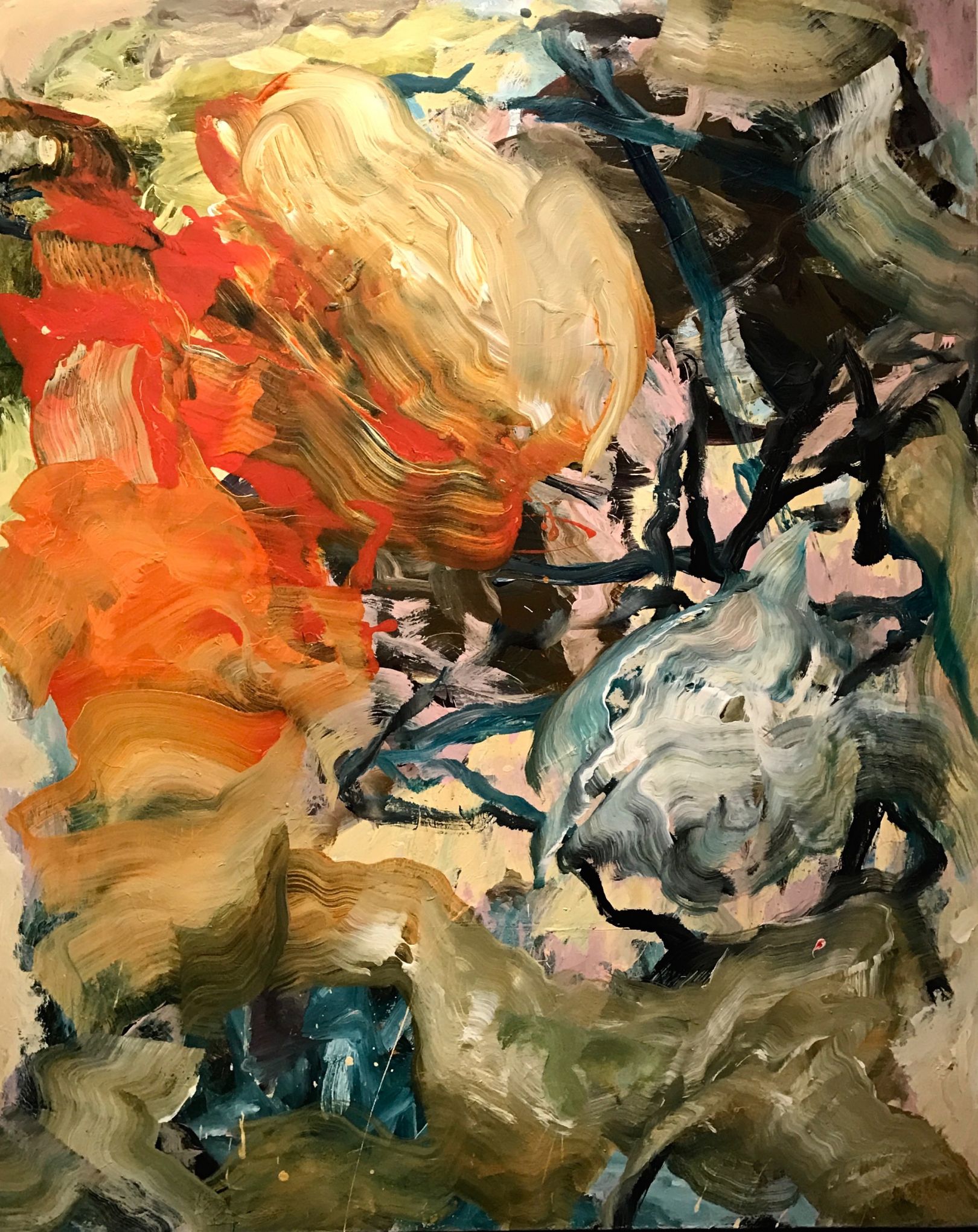 Ian Rayer-Smith's romantic abstract paintings that fuse the figurative ...