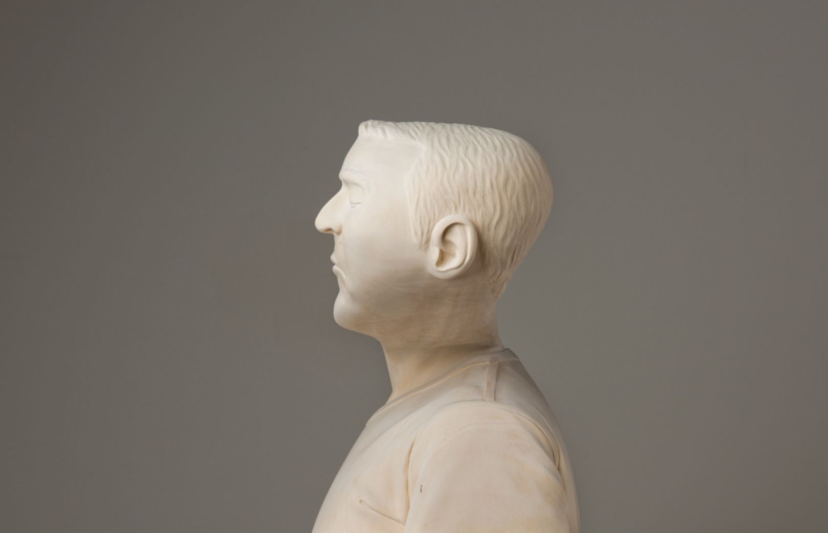 Wooden sculptures of twisted human forms by artist Paul Kaptein ...