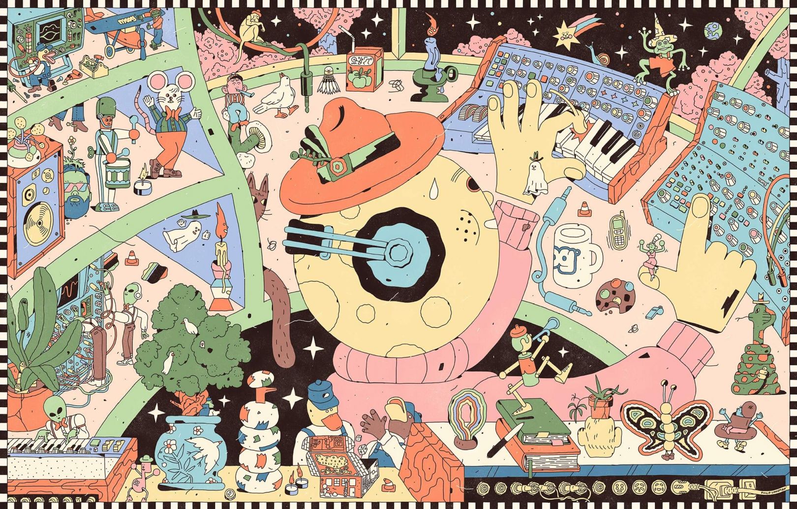 Philip Lindeman's playful illustrations find the funny side of modern ...