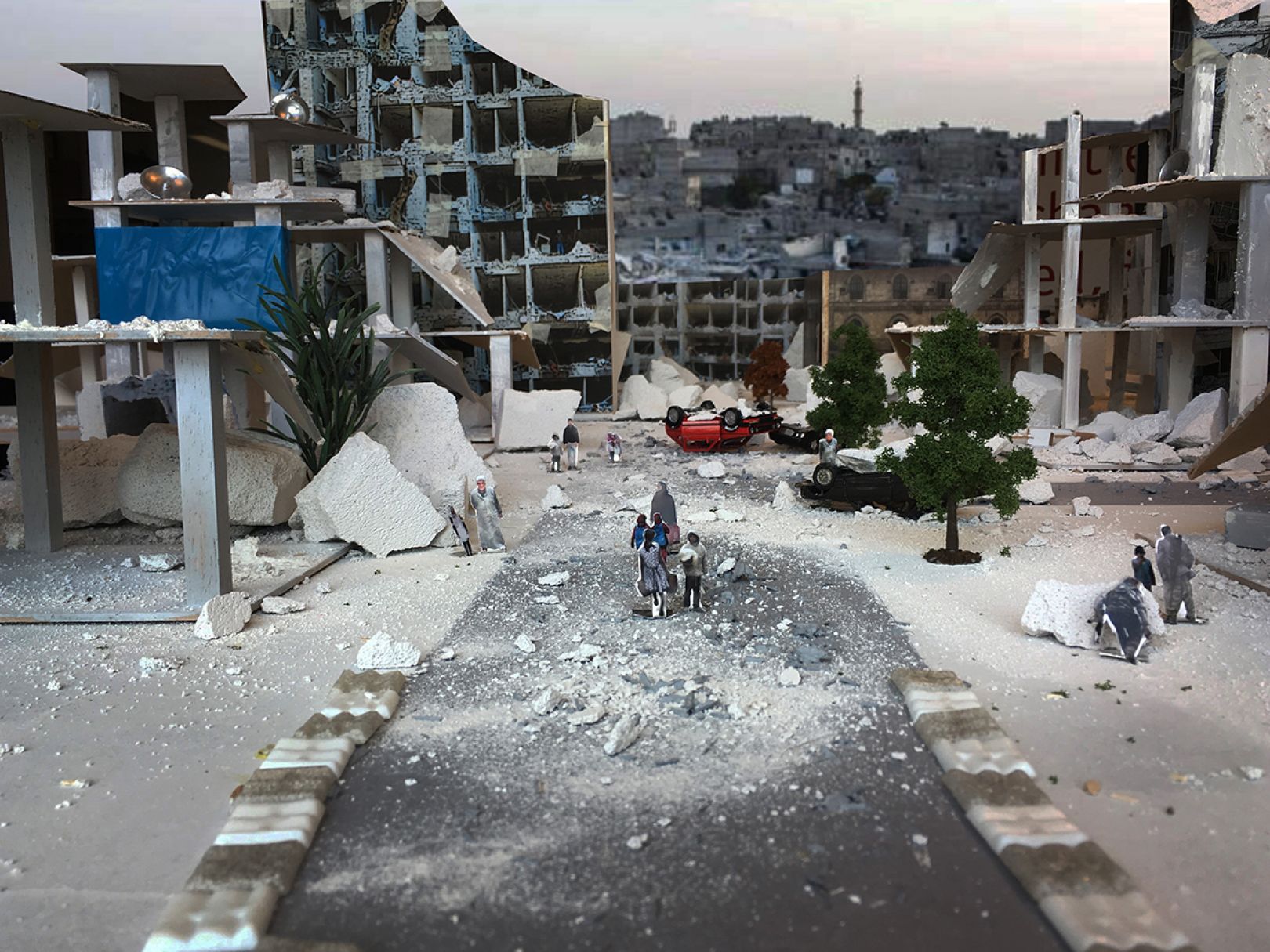 Dutch street artist reveals the consequences of war in Aleppo ...