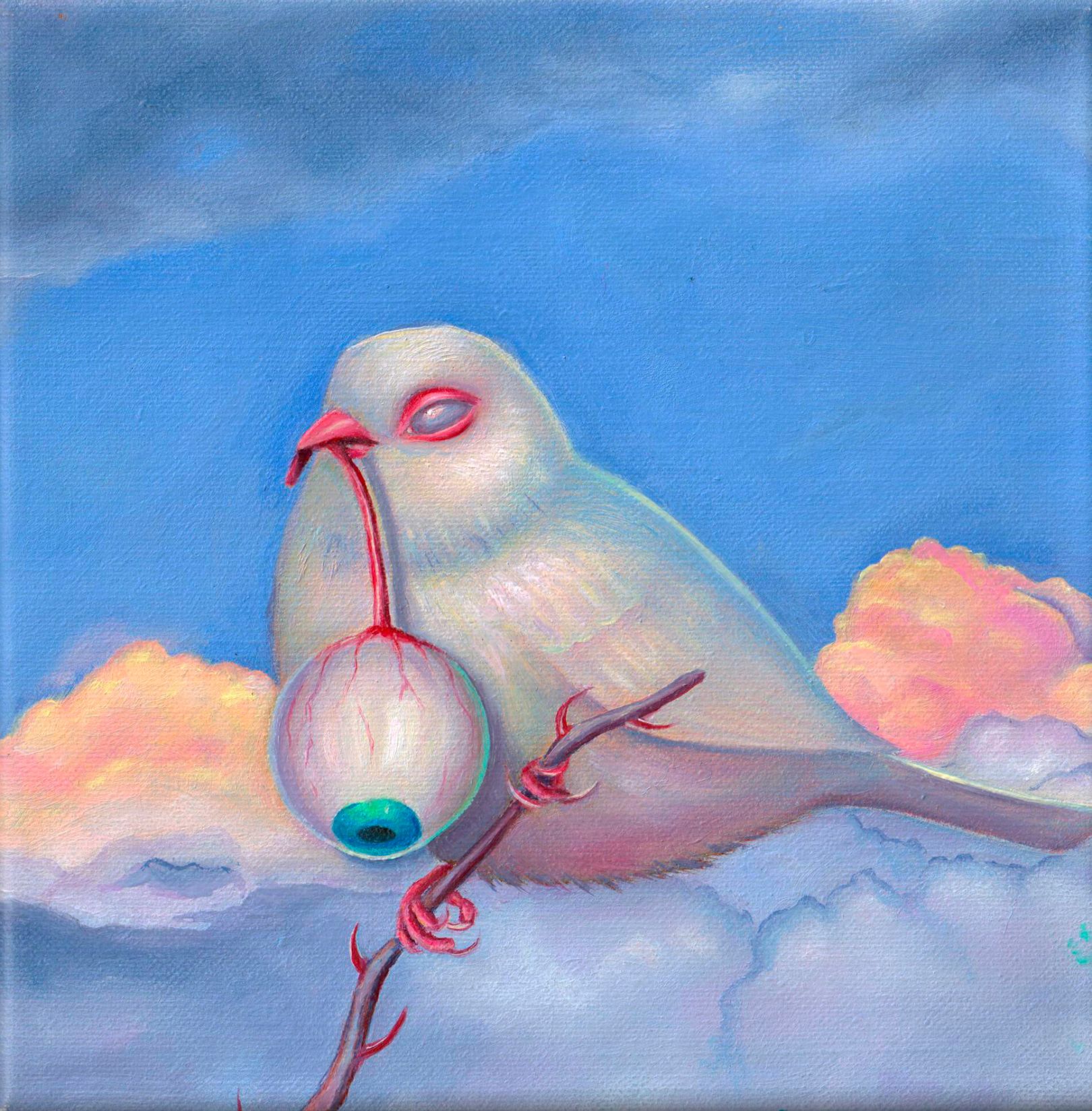 Artist Julia Kuzina paints tiny bird pictures that break free from the ...