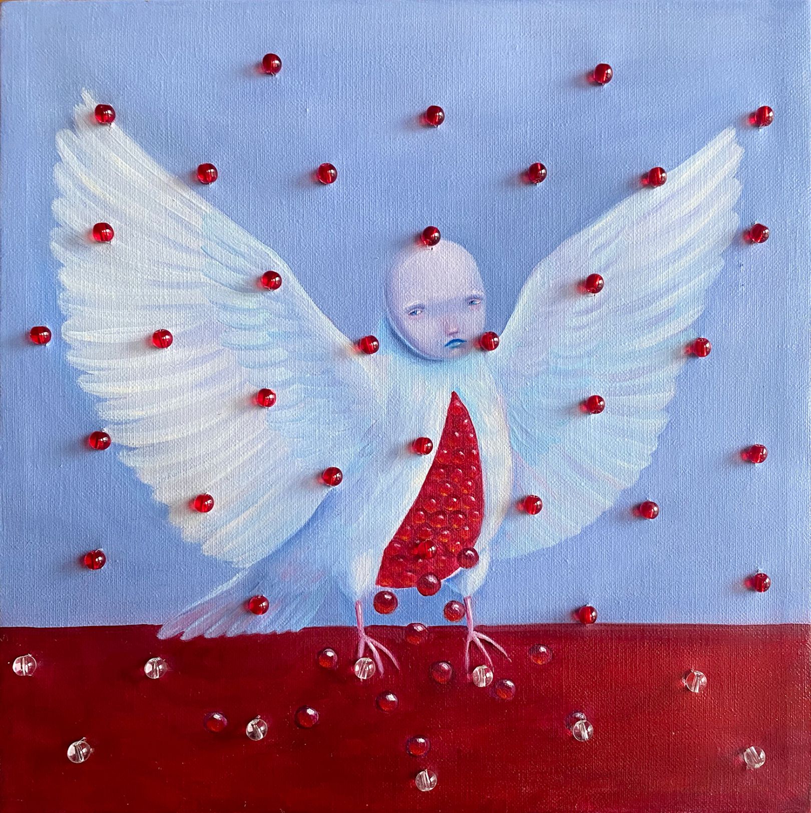Artist Julia Kuzina paints tiny bird pictures that break free from the ...