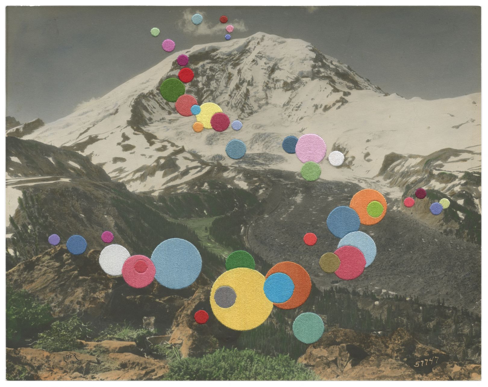 Balancing Act: Julie Cockburn's rainbow-coloured works merge ...