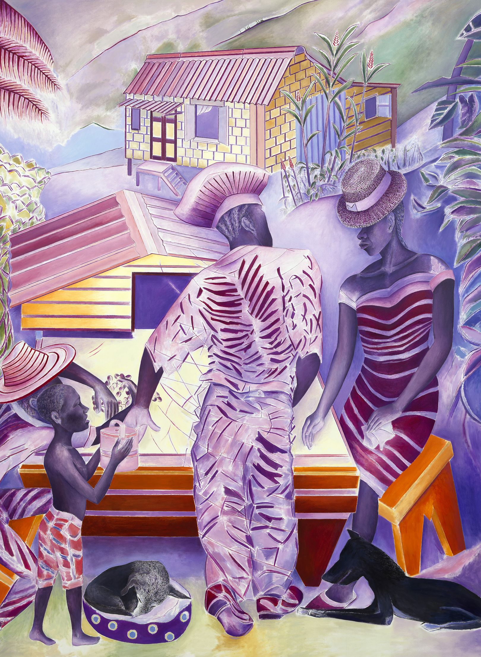 Artist Denzil Forrester melds the energy of '80s dub with themes of ...