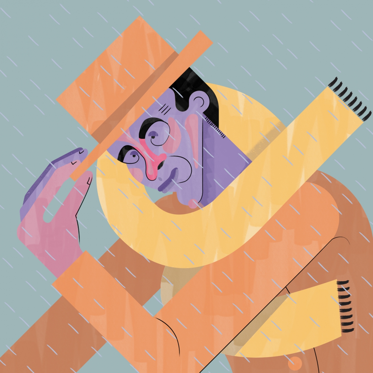 Dan Howden's linocut prints of architecture and everyday scenes look ...