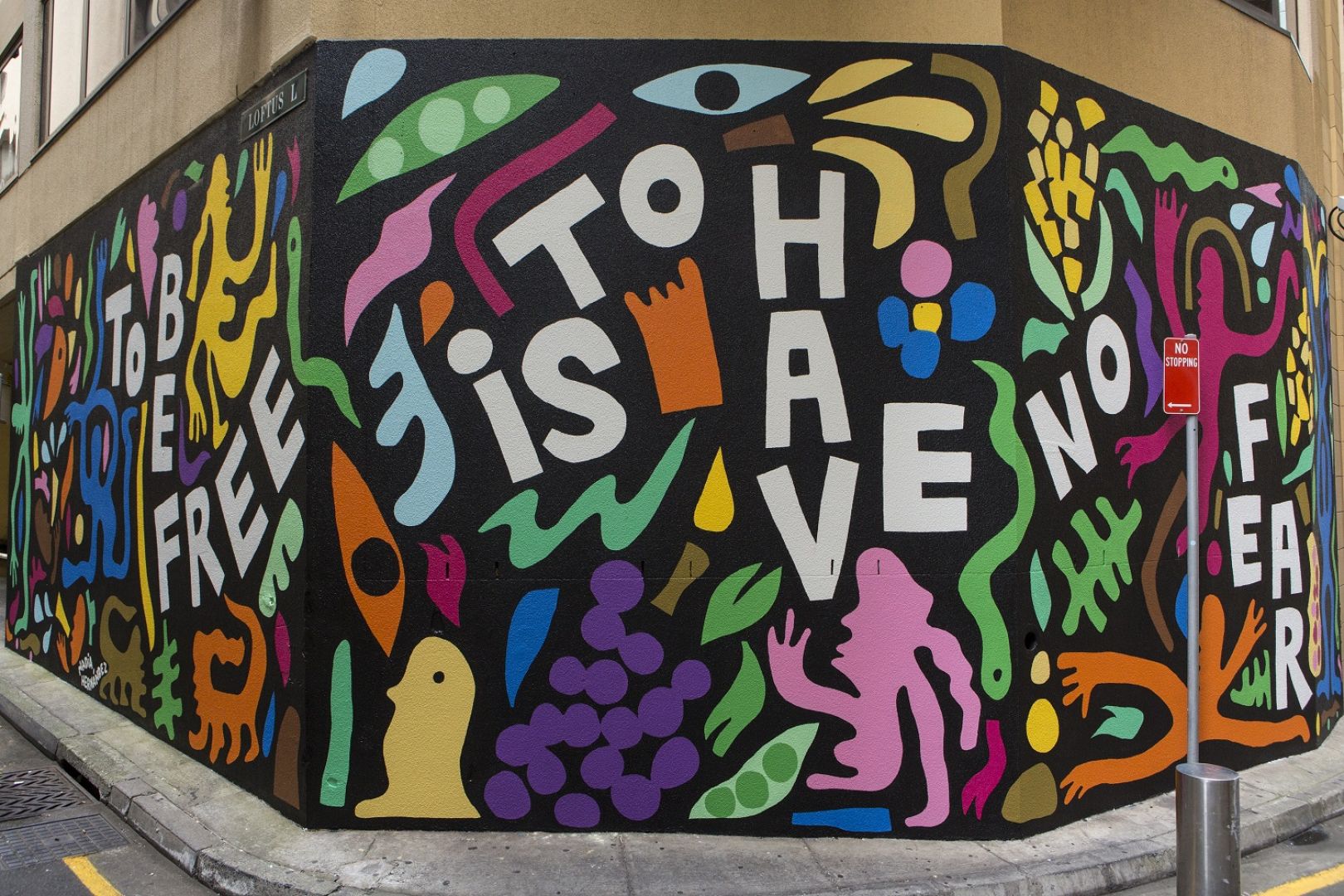 Artist explores human rights and freedom with Sydney's latest street ...