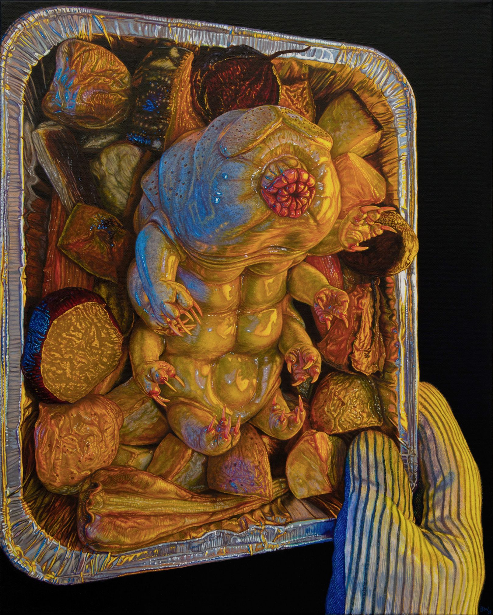 Beau White's new hyperrealist paintings look at the creepy creatures ...