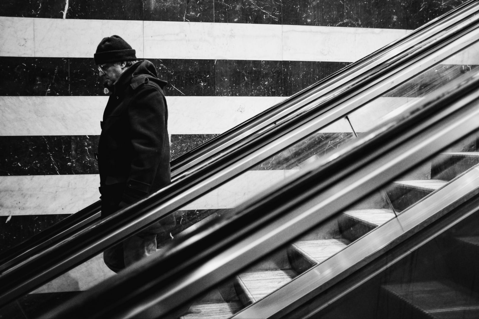 At the Tracks: Photographer documents life on public transport in ...