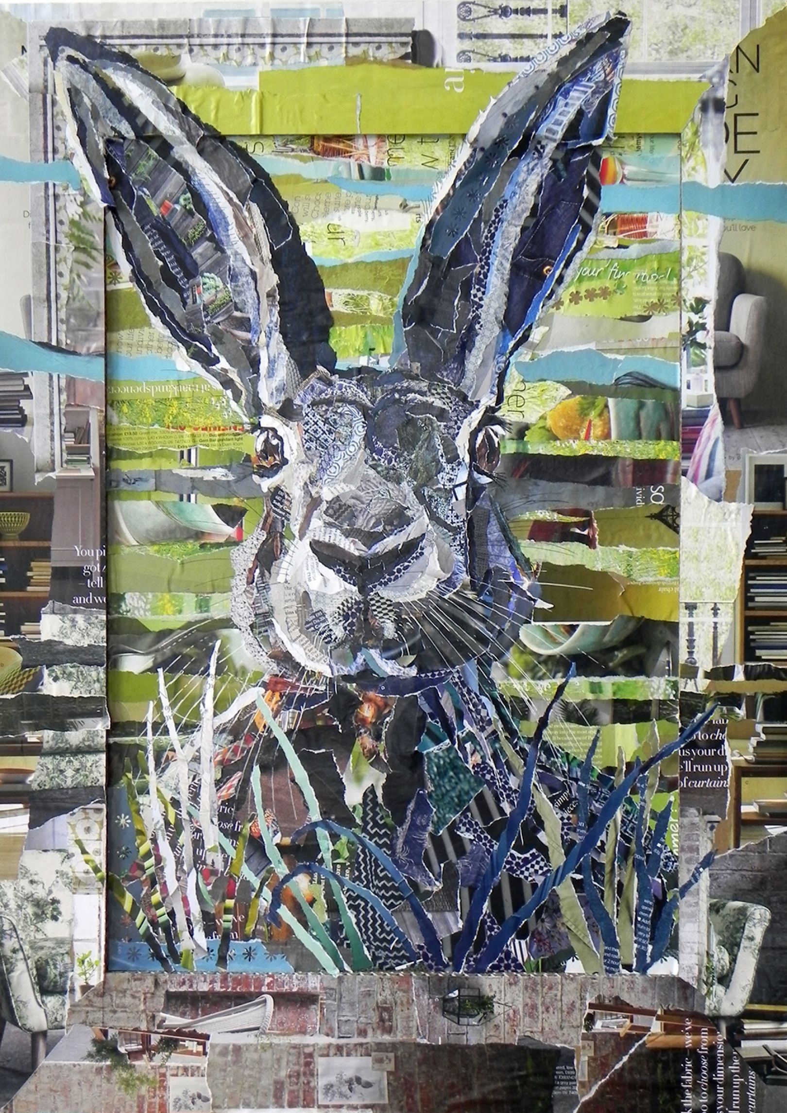 Old magazines get ripped apart to create stunning recycled paper art ...
