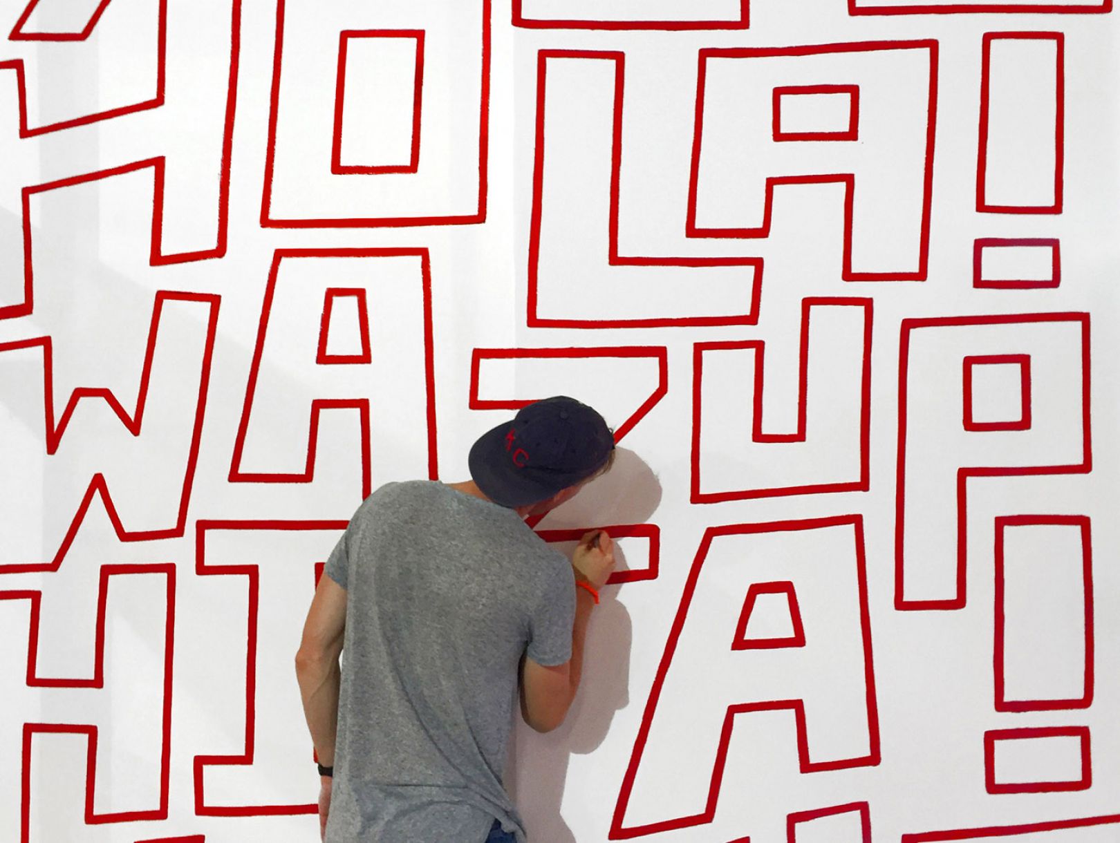 Timothy Goodman's new playful hand-painted typographic murals ...