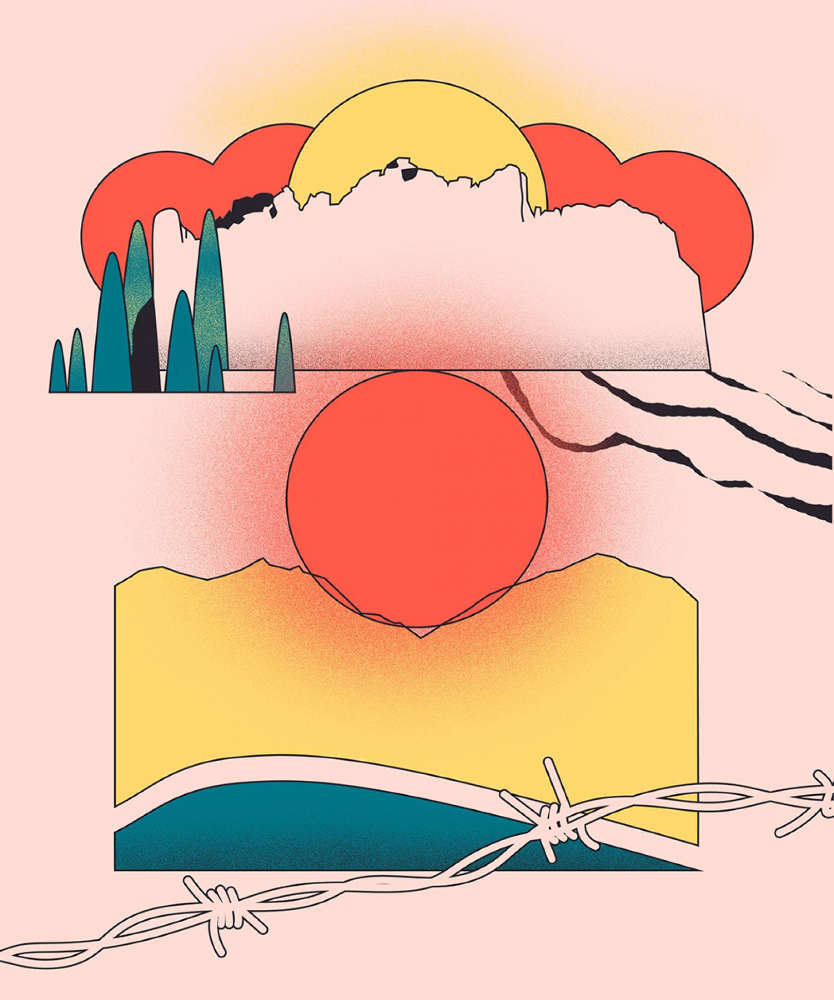 Thomas Hedger experiments with hazy tones and a looser colour palette ...