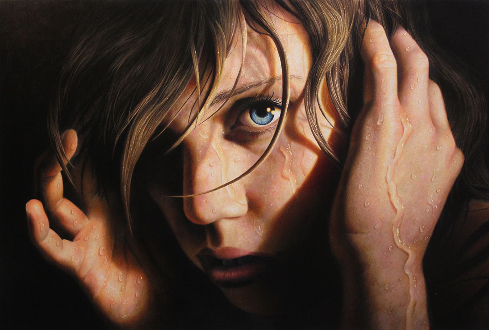 Jesse Lane draws hyperrealistic portraits of people 'After the Storm ...