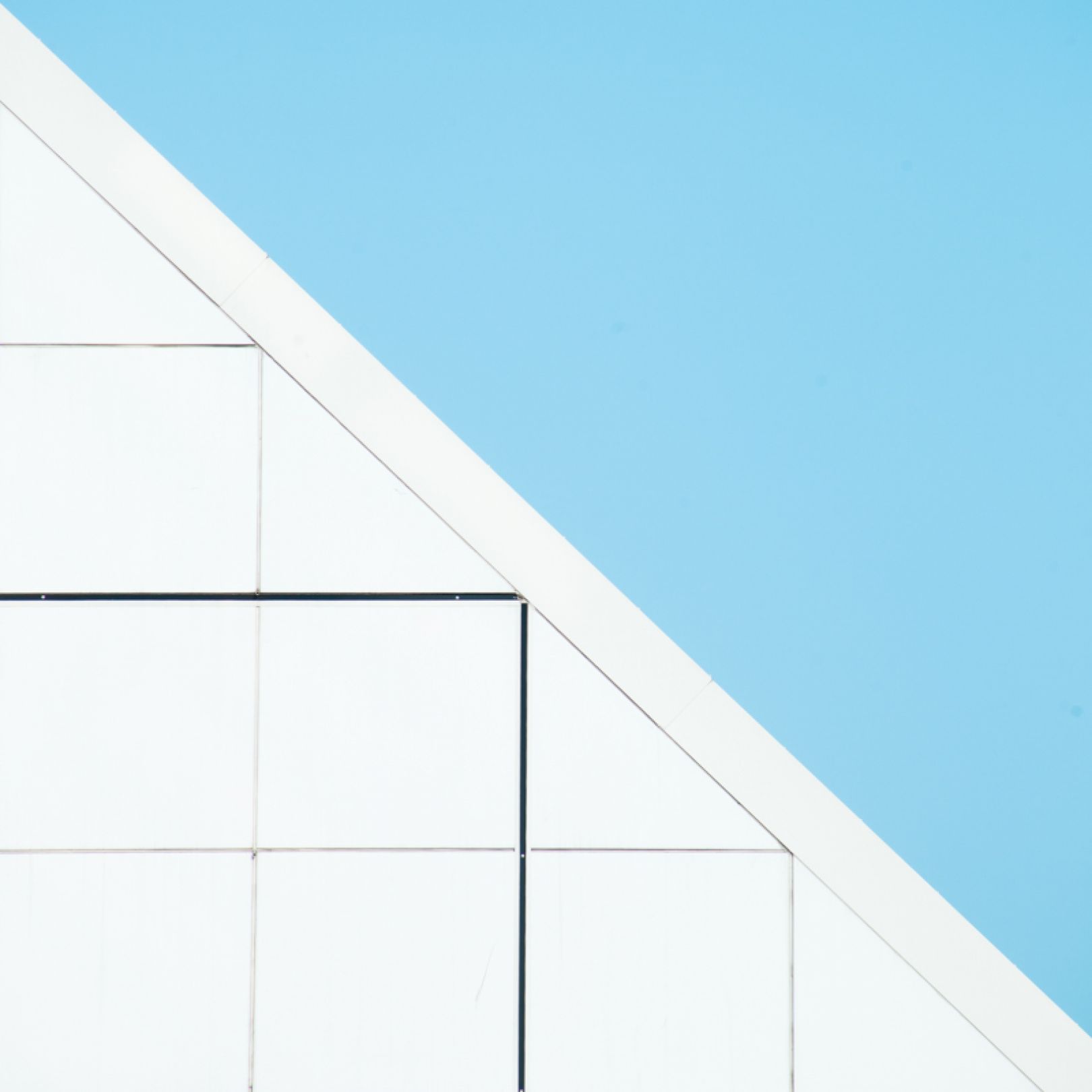 Geometric, minimalist photography of pastel coloured buildings by ...