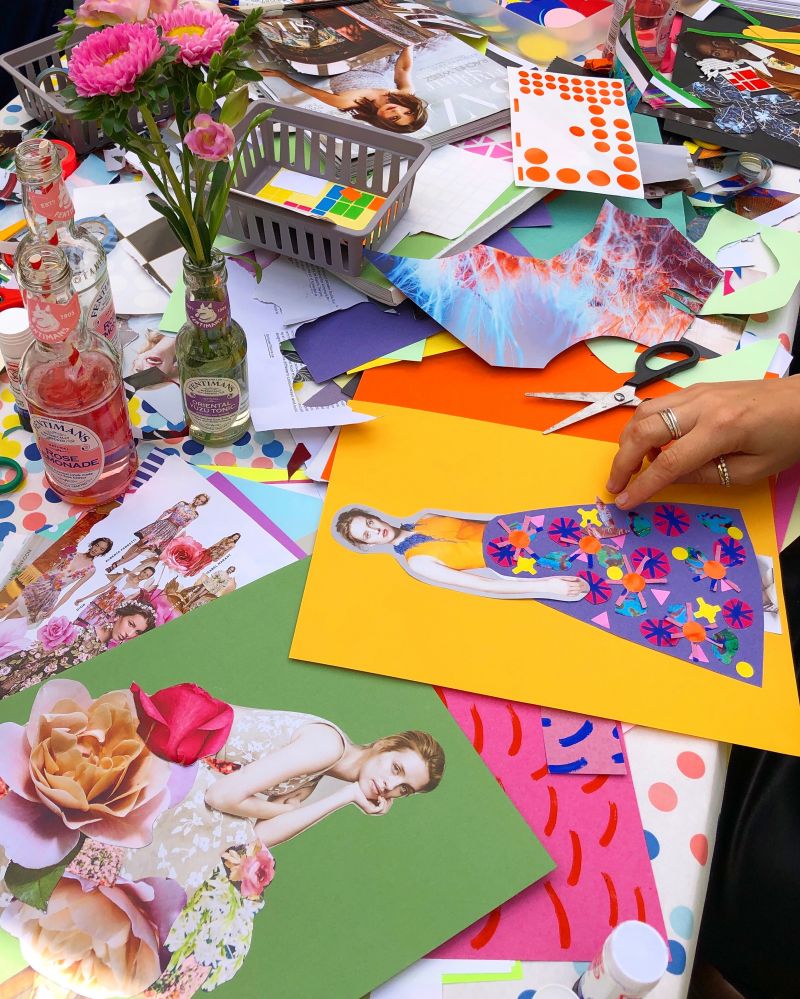 A beautiful collision of collage, sport and charidee | Creative Boom