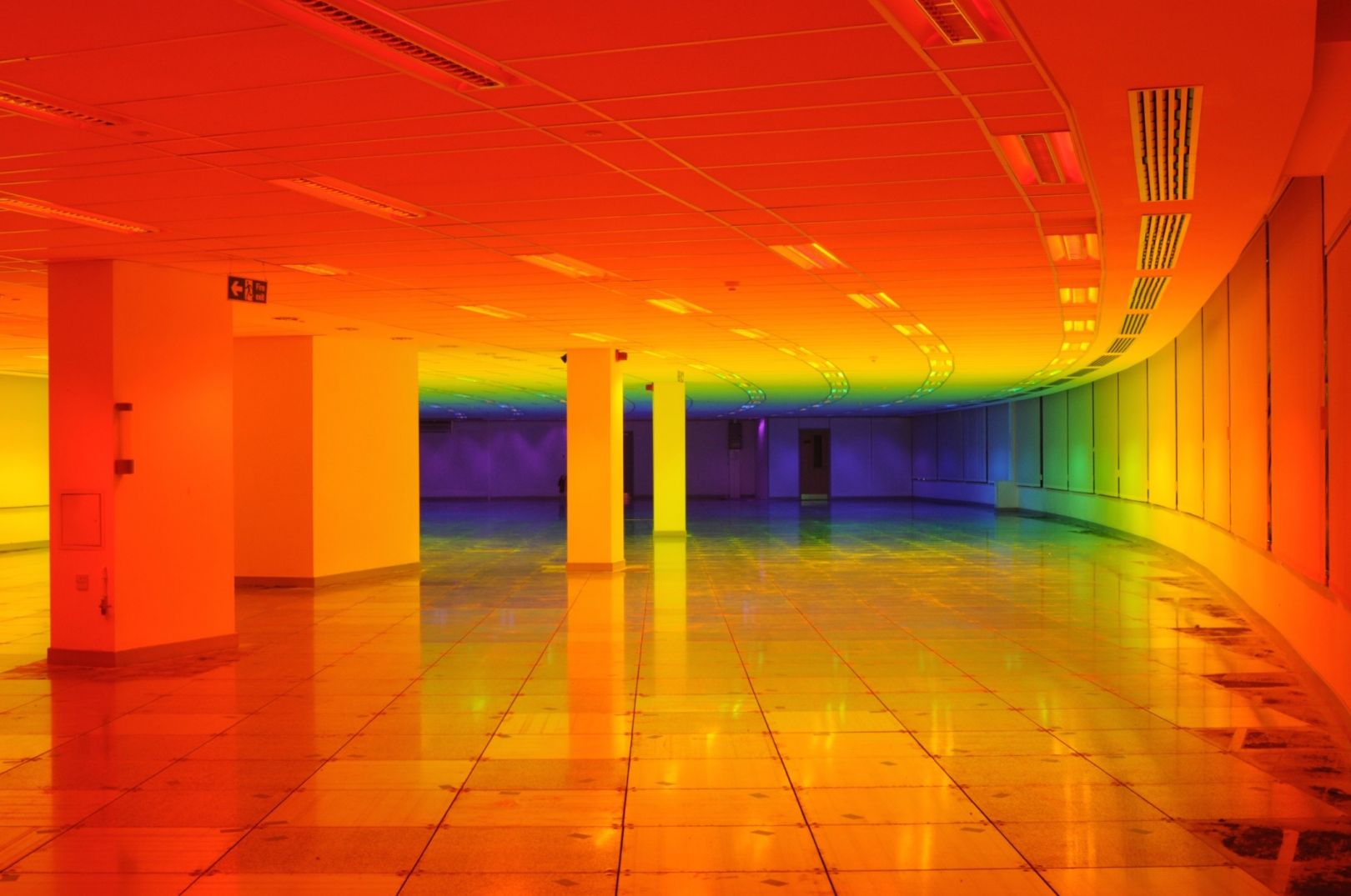 Artist Liz West shows you what it feels like to be inside a rainbow ...