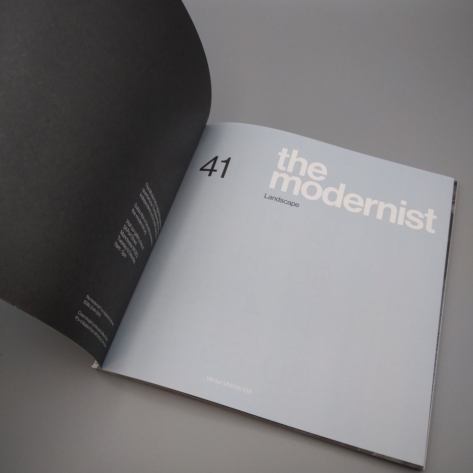 Trevor Johnson gives the modernist magazine a new landscape aesthetic ...