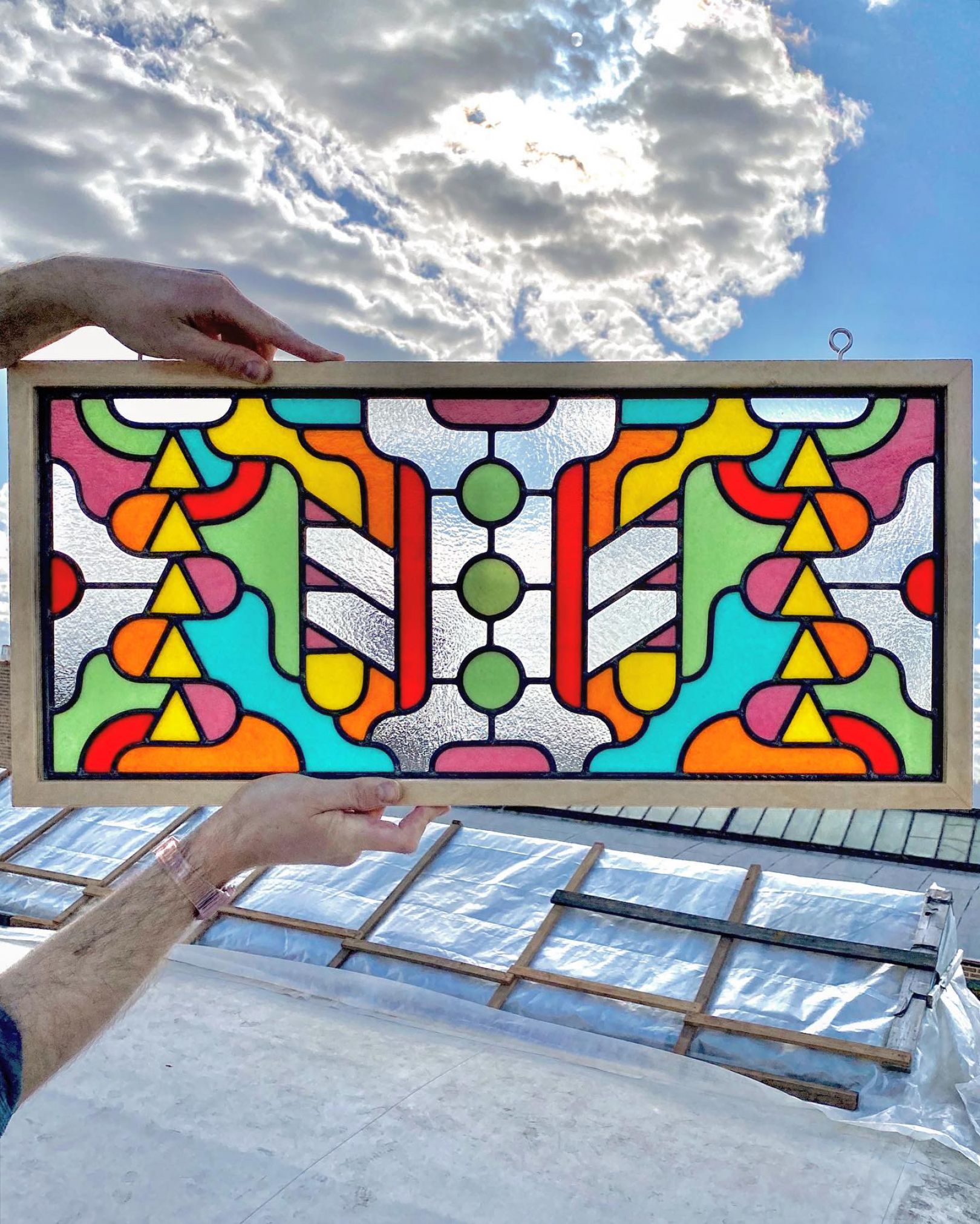 Colourful stained glass artworks inspired by video games, Pokemon and ...