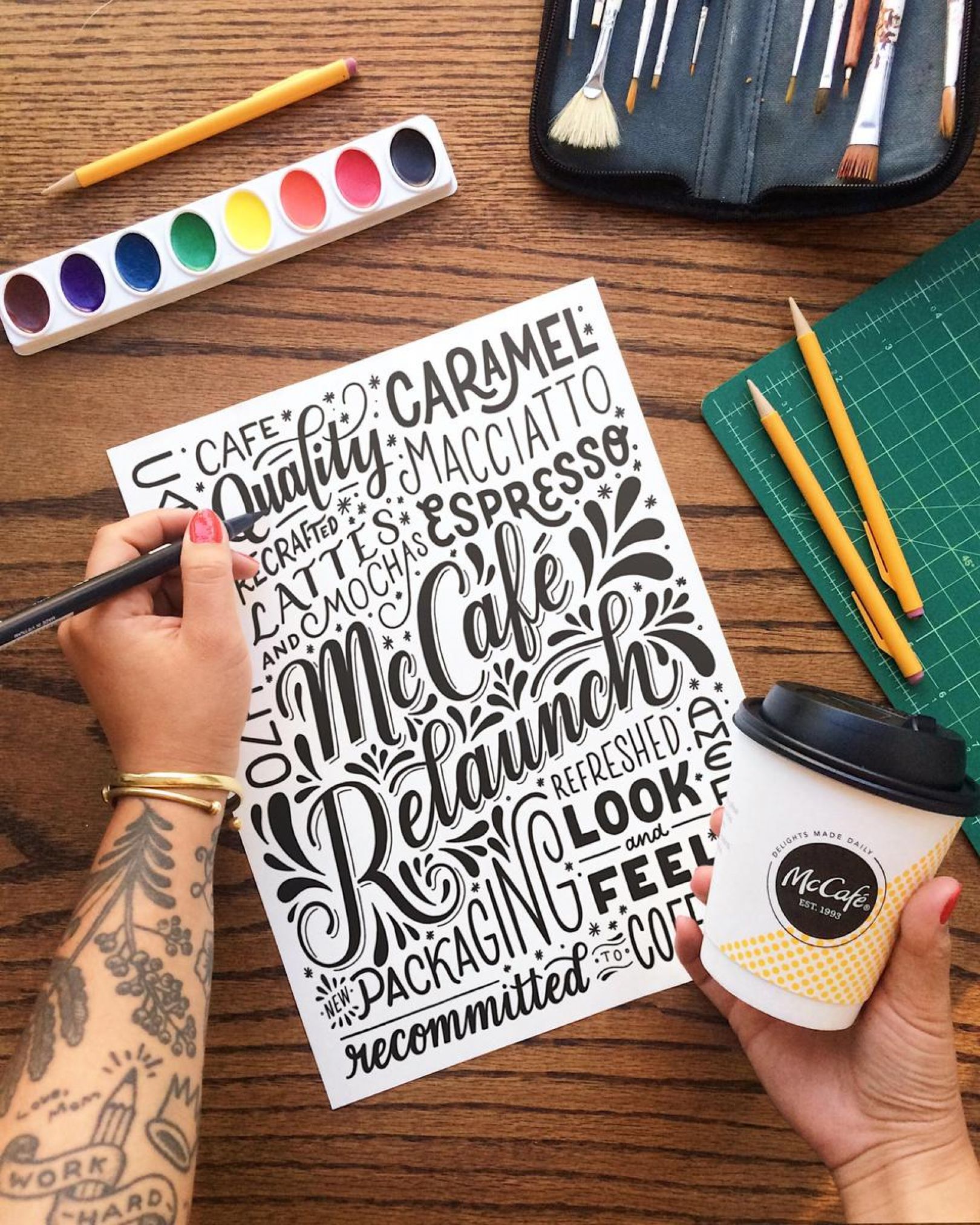 Lettering legend Lauren Hom on the importance of switching up your ...