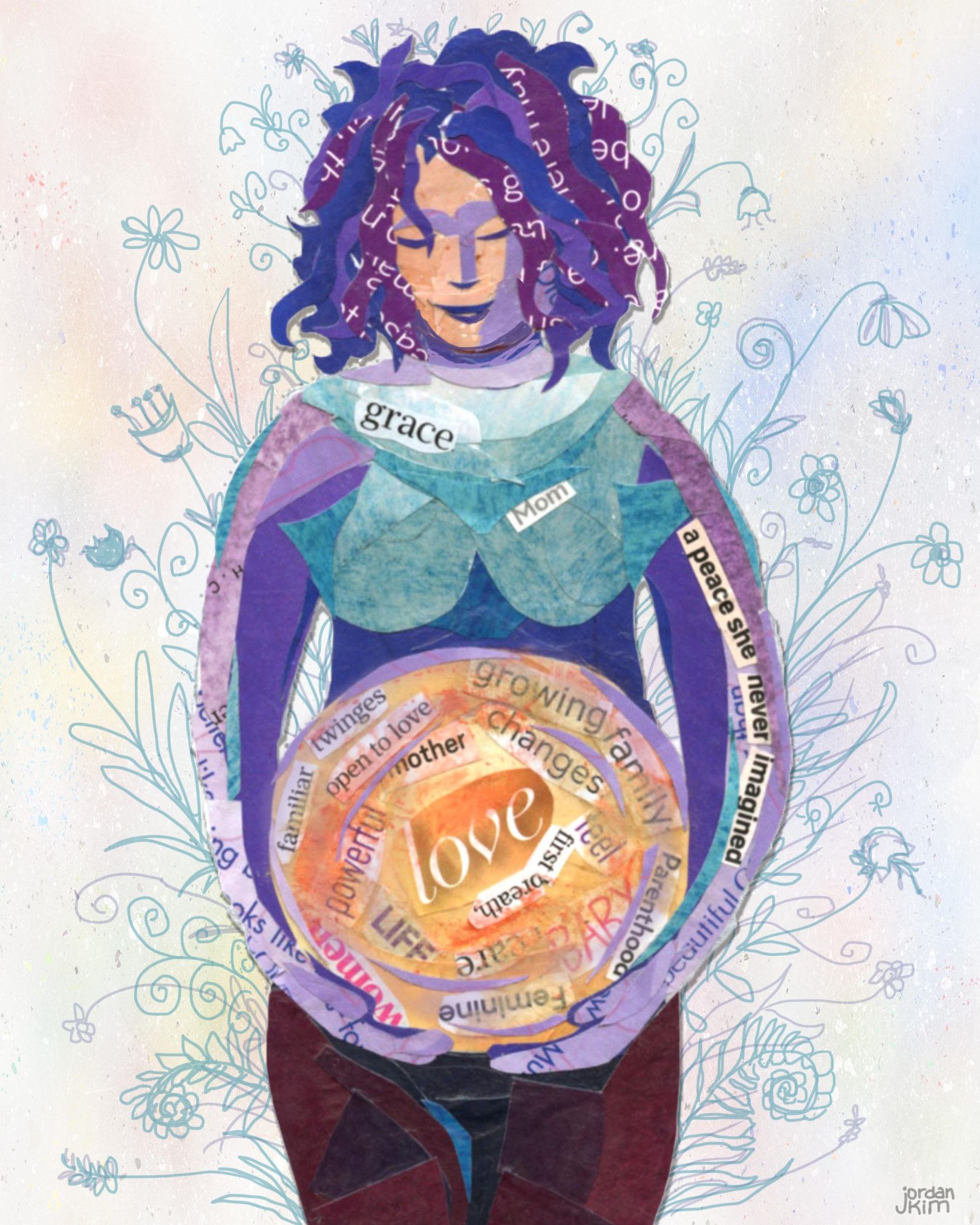 Jordan Kim's wholesome paper collages made out of junk mail and ...